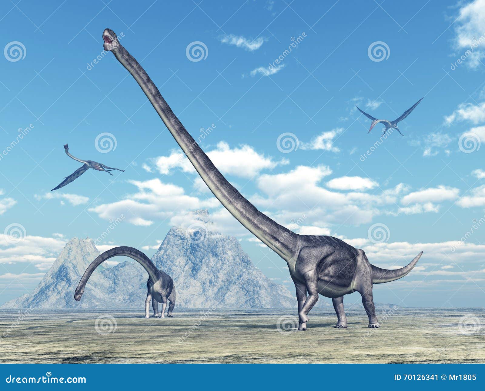 Omeisaurus Dinosaur Tail Stock Photo | CartoonDealer.com #152753142