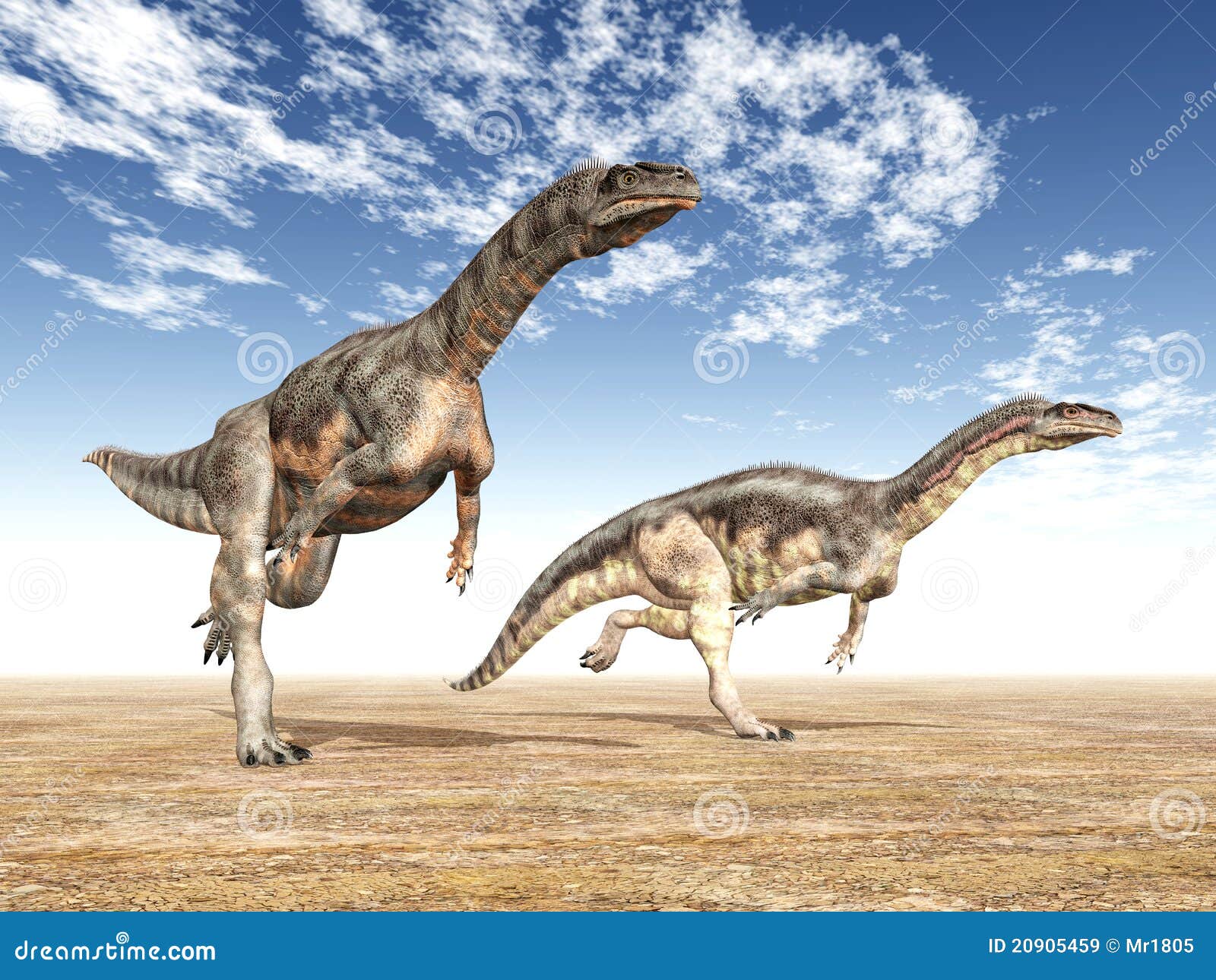 Dinosaur Plateosaurus Royalty Free Stock Images - Image: 20905459