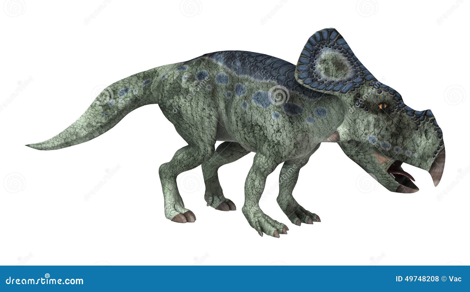 Dinosaur Protoceratops stock illustration. Illustration of hunting ...