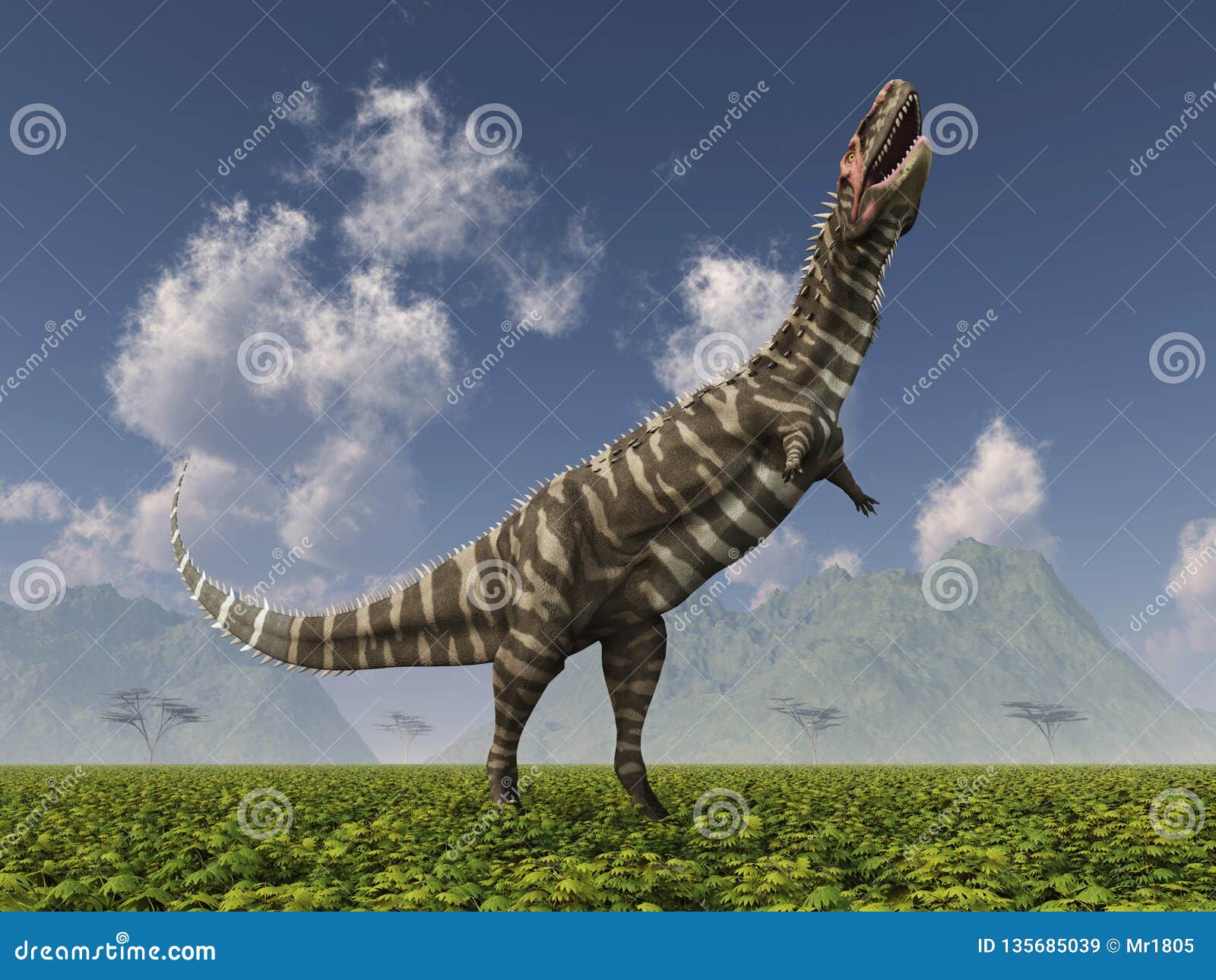 Rajasaurus Dinosaur Coloring Page Illustration Cartoon Vector ...