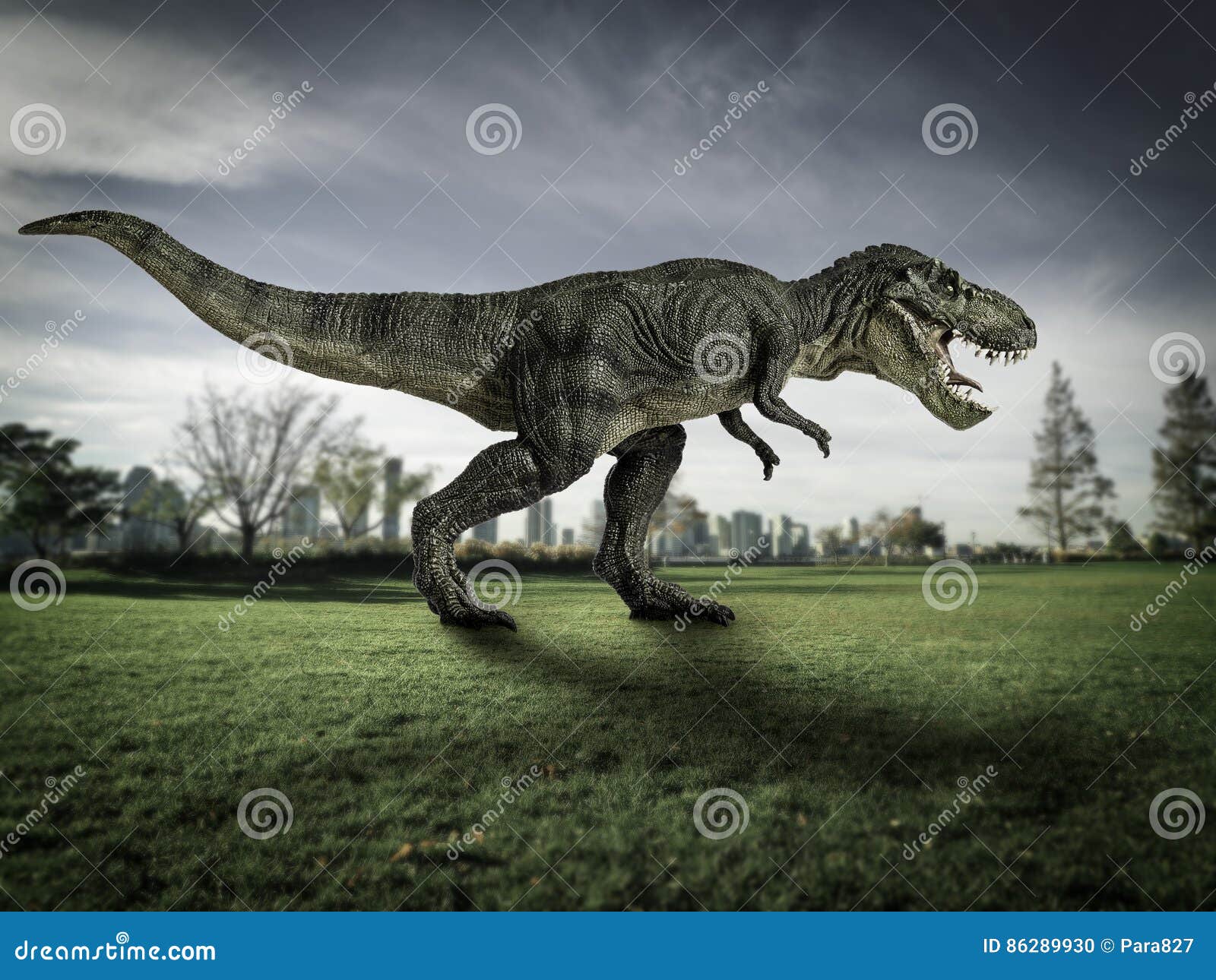 Dinosaur stock illustration. Illustration of greenery - 86289930