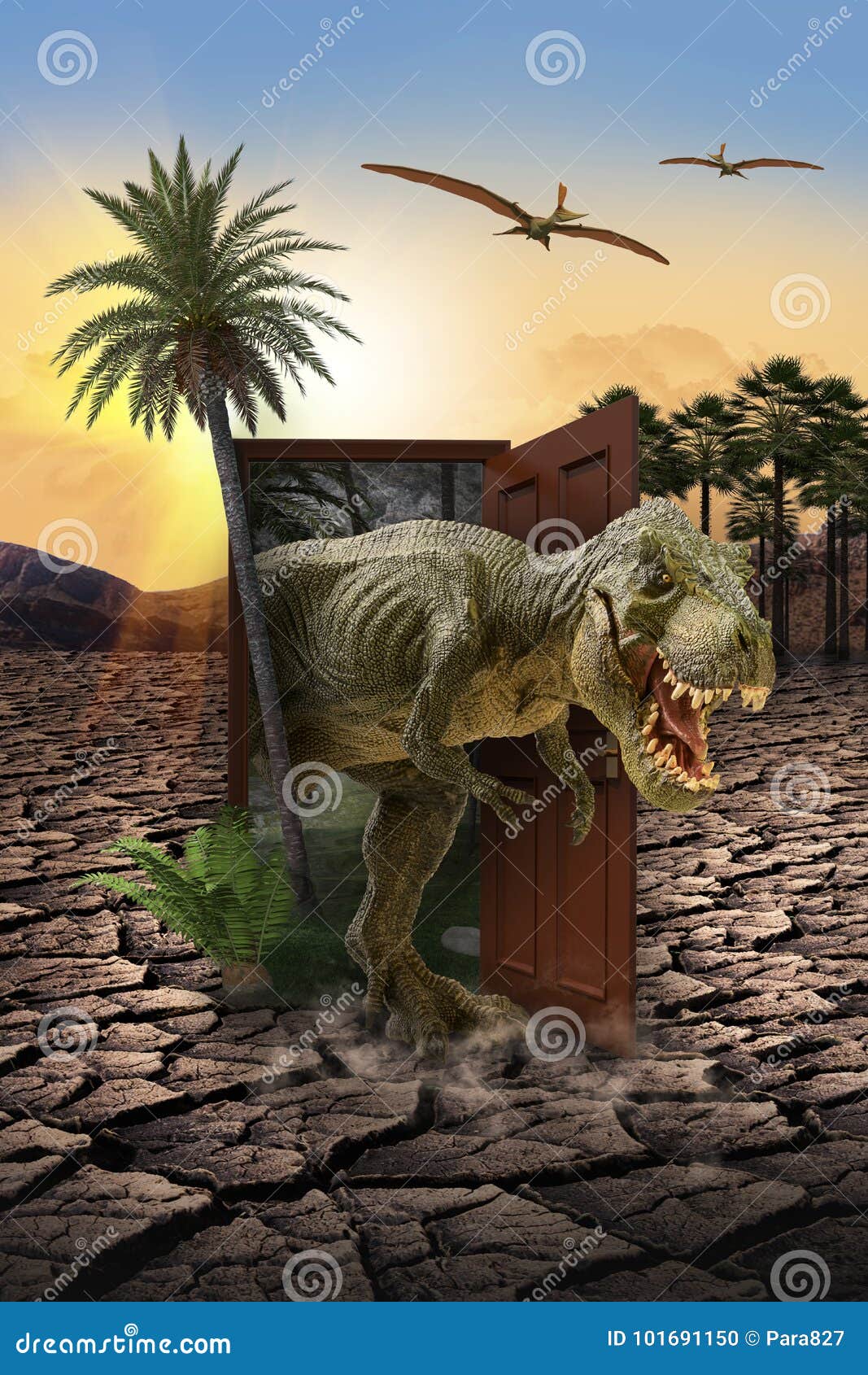 Dinosaur stock illustration. Illustration of jurassic - 101691150