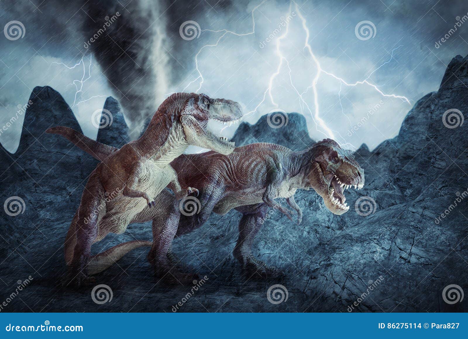 Dinosaur stock illustration. Illustration of fight, large - 86275114