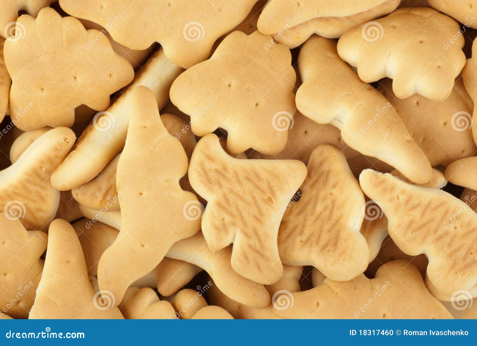 Dinosaur-shaped Cookies Stock Photo - Image: 18317460