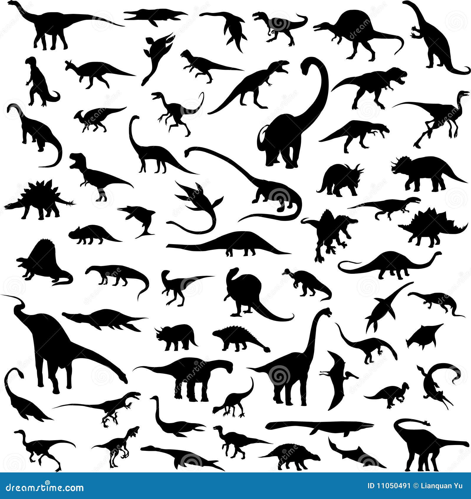 Dinosaur Silhouette Contour Stock Vector - Illustration of camarasaurus ...