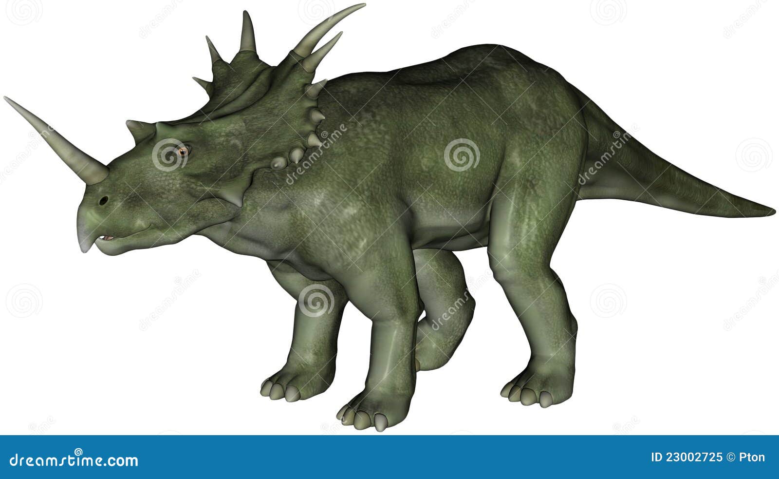 Dinosaur Styracosaurus stock illustration. Illustration of dinosaurs ...