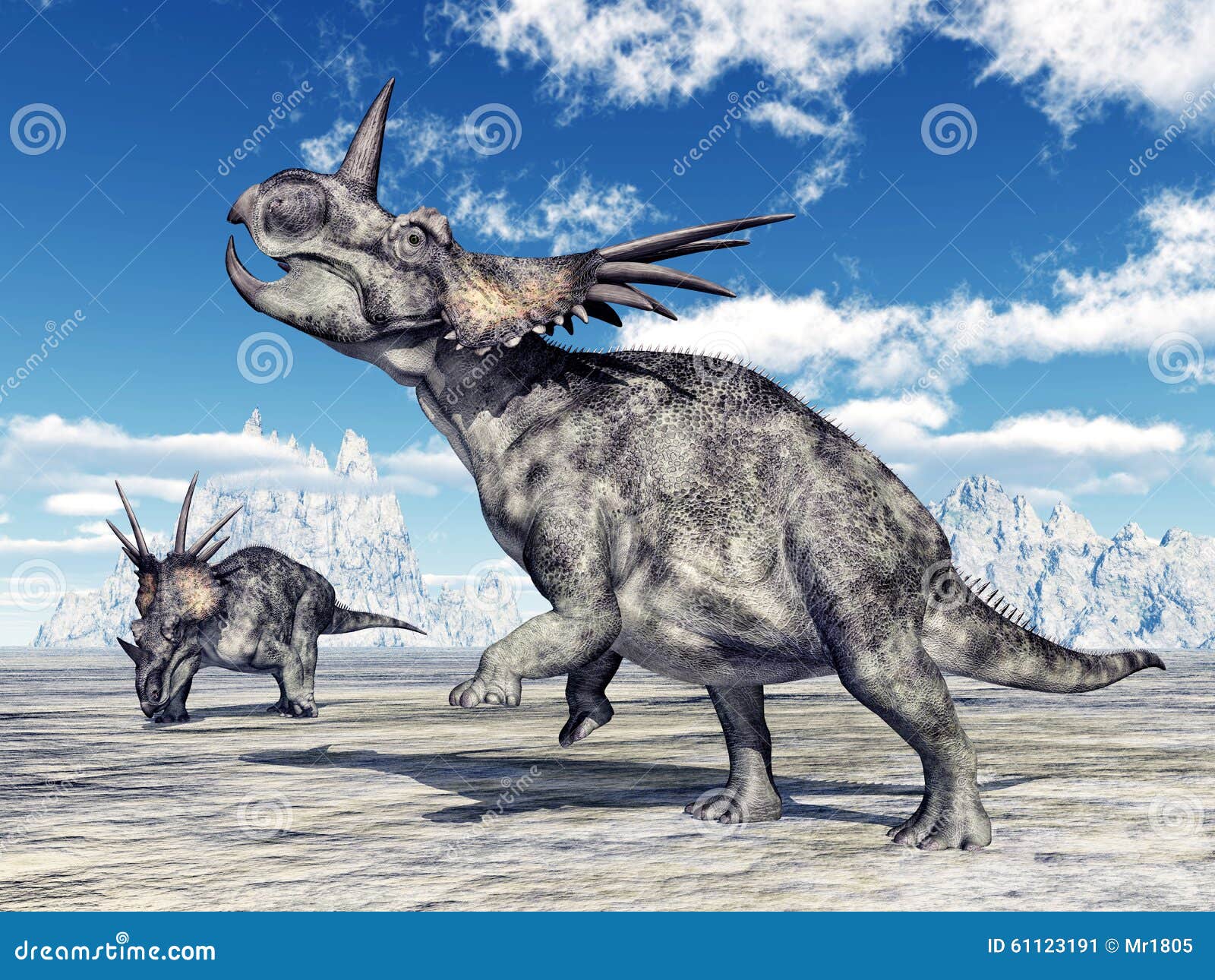 Dinosaur Styracosaurus Royalty-Free Stock Photography | CartoonDealer ...