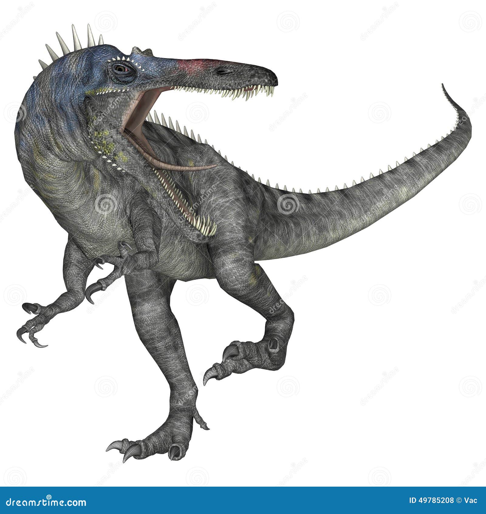 Dinosaur Suchomimus stock illustration. Illustration of evolution ...