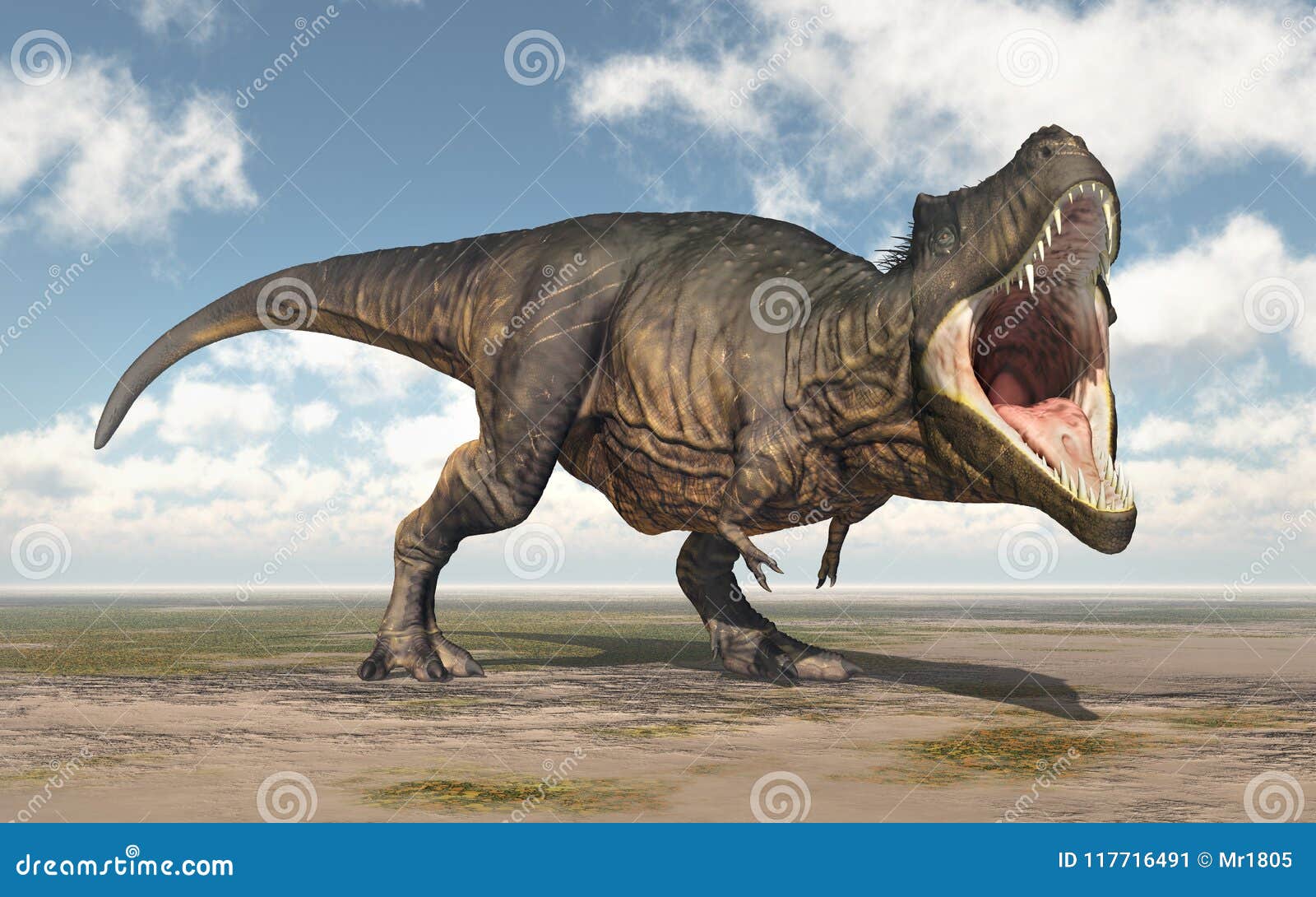 T-Rex Dinosaur, Tyrannosaurus Rex Reptile Stomping, Prehistoric ...