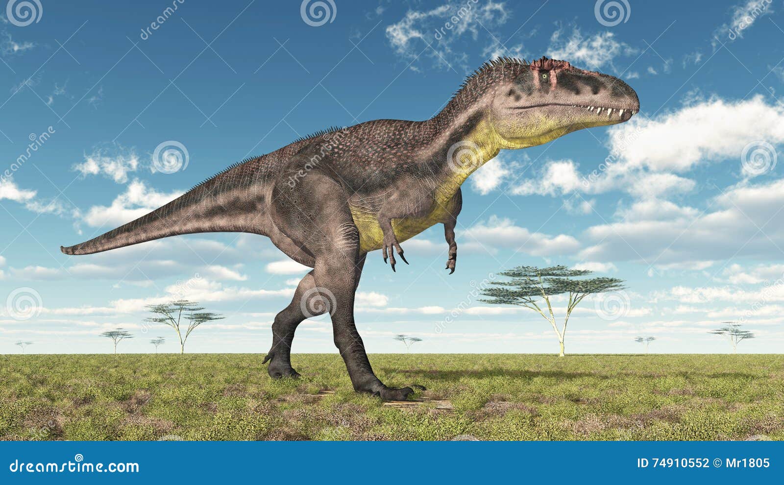 Dinosaur Tyrannotitan stock illustration. Illustration of tyrannotitan ...