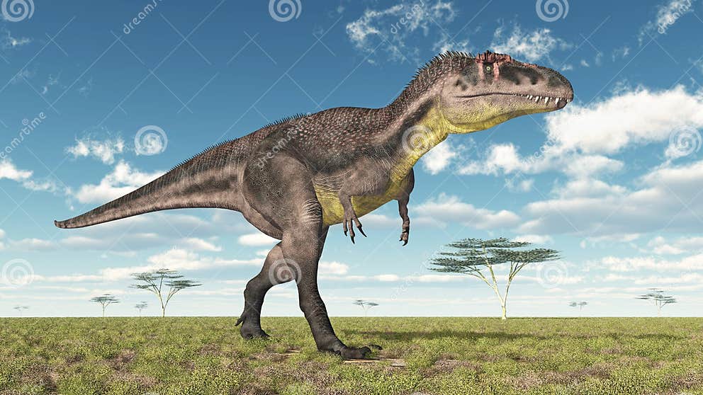 Dinosaur Tyrannotitan stock illustration. Illustration of tyrannotitan ...