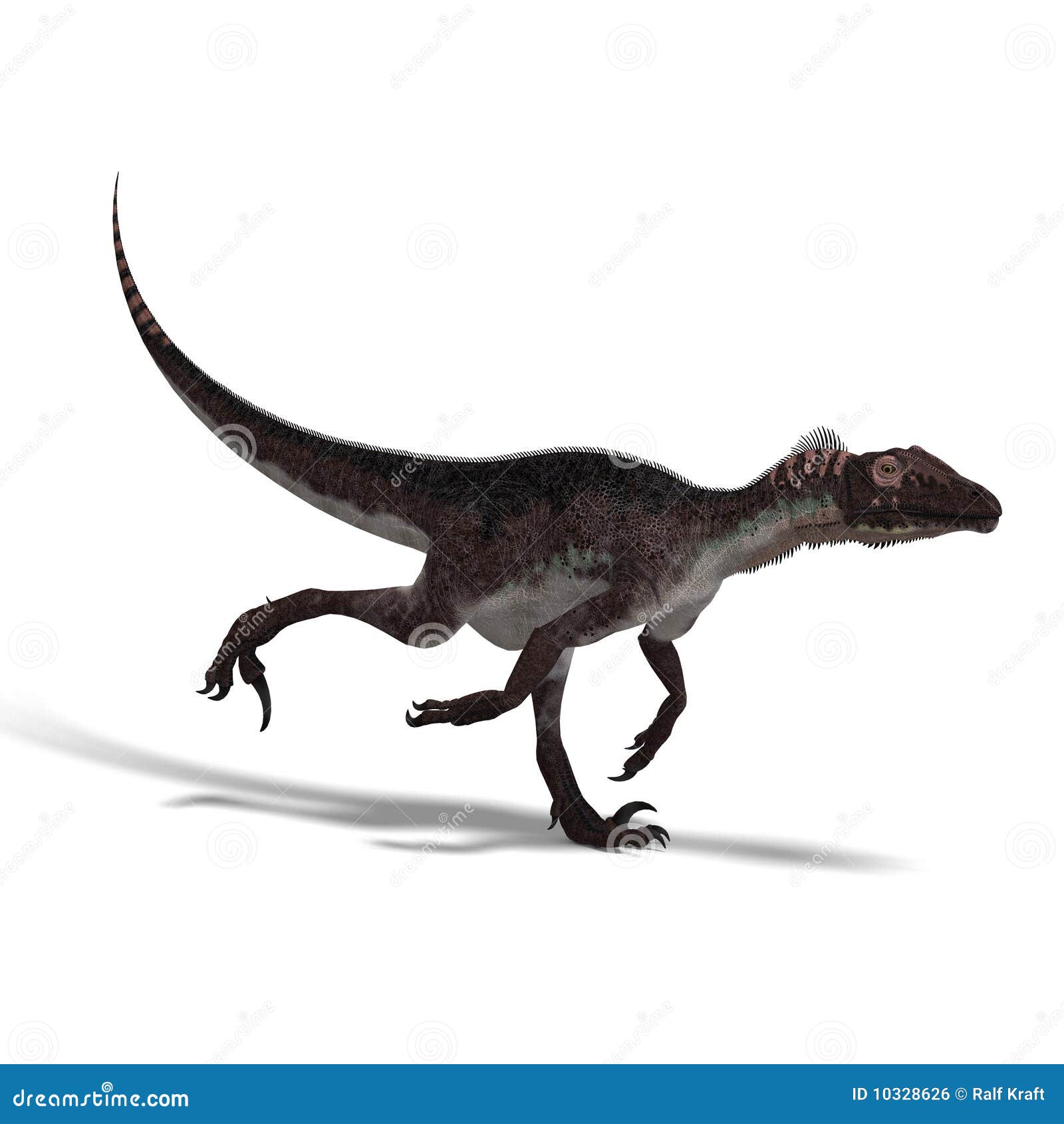 Dinosaur Utahraptor Cartoon Background Seamless Wallpaper Vector ...