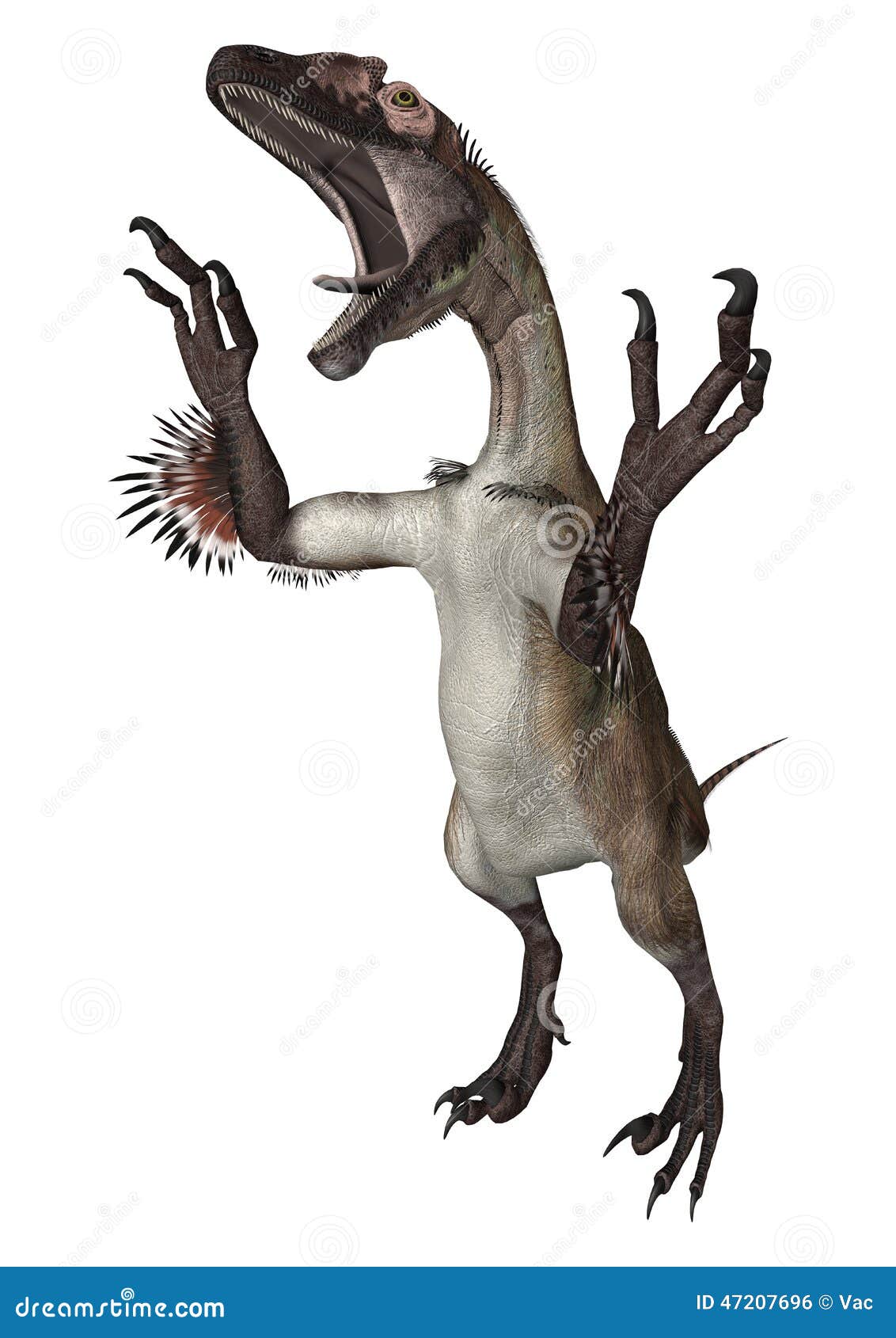 Dinosaur Utahraptor Stock Photography | CartoonDealer.com #47207696