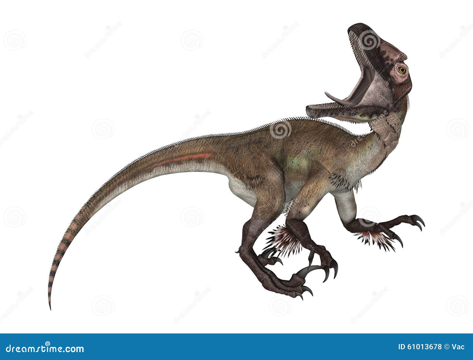 Dinosaur Utahraptor Cartoon Background Seamless Wallpaper Vector ...