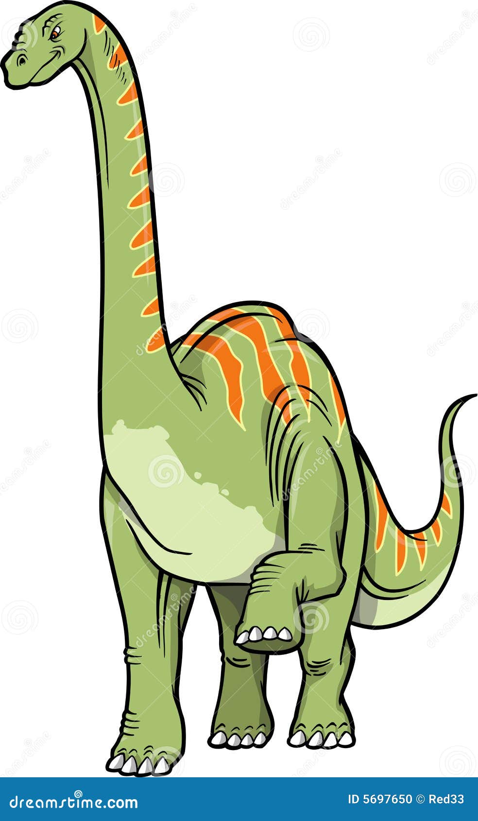 Dinosaur Vector Illustration Stock Photo - Image: 5697650