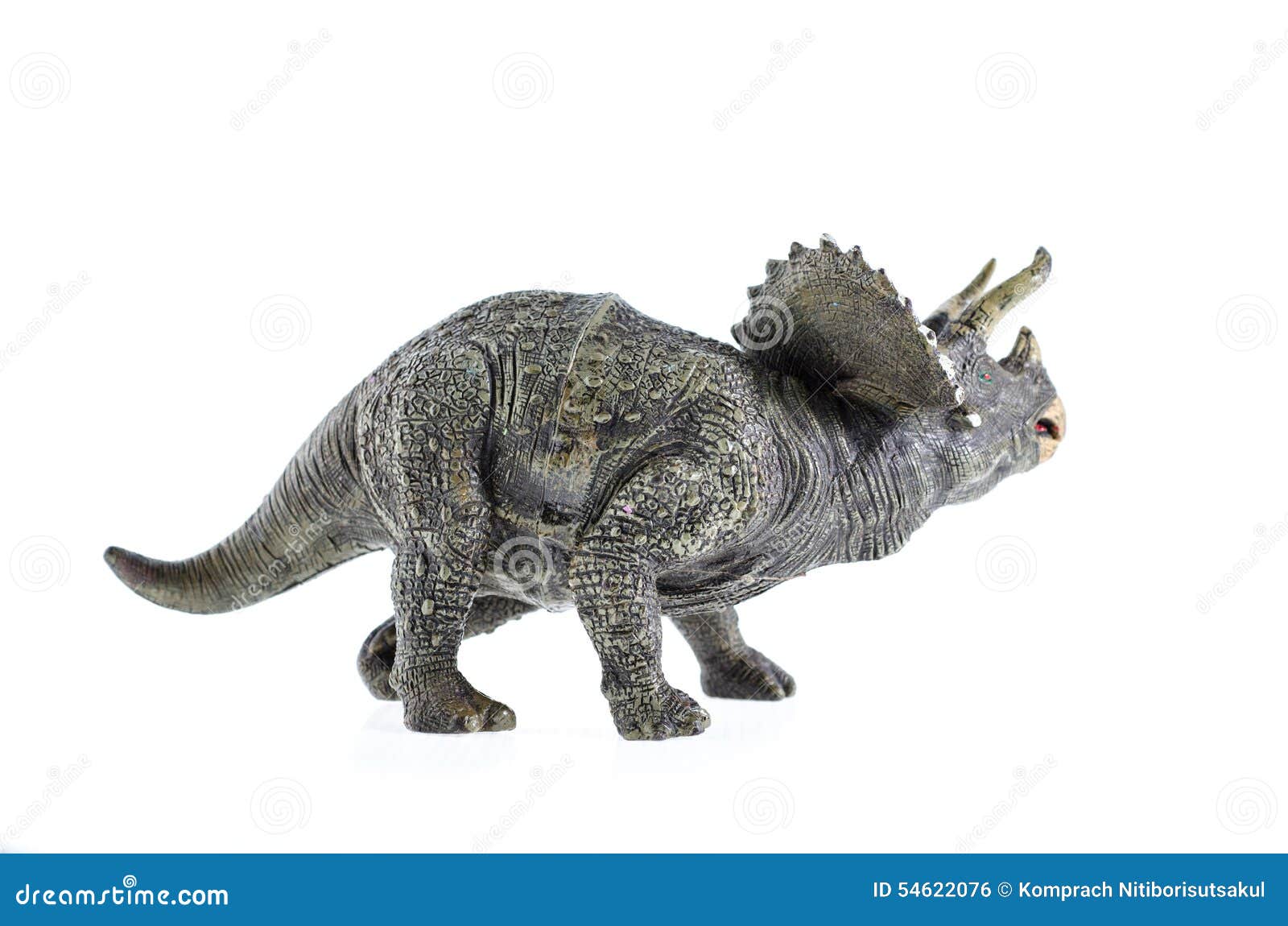 Dinosaure de Torosaurus photo stock. Image du vertébré - 54622076