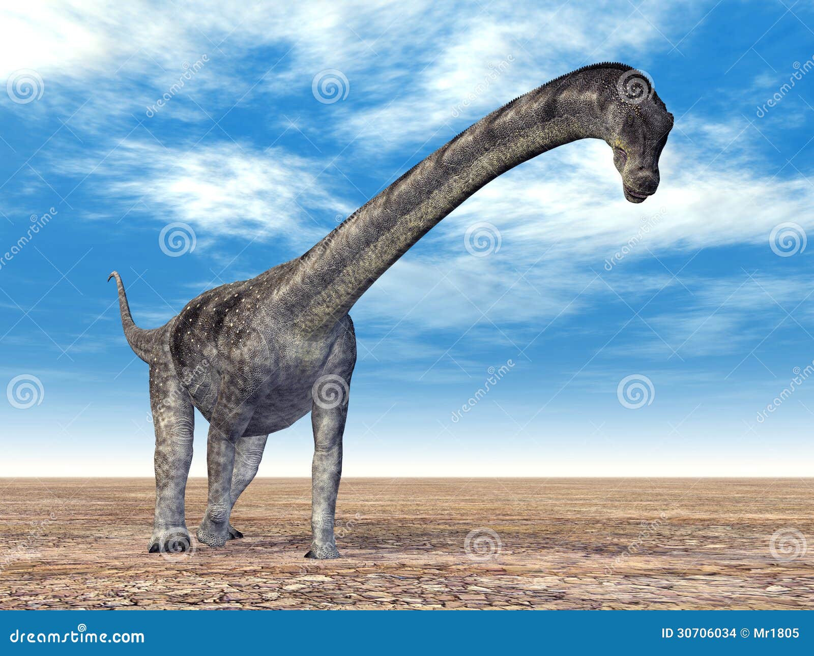 Dinosaurio Puertasaurus stock de ilustración. Ilustración de masivo ...