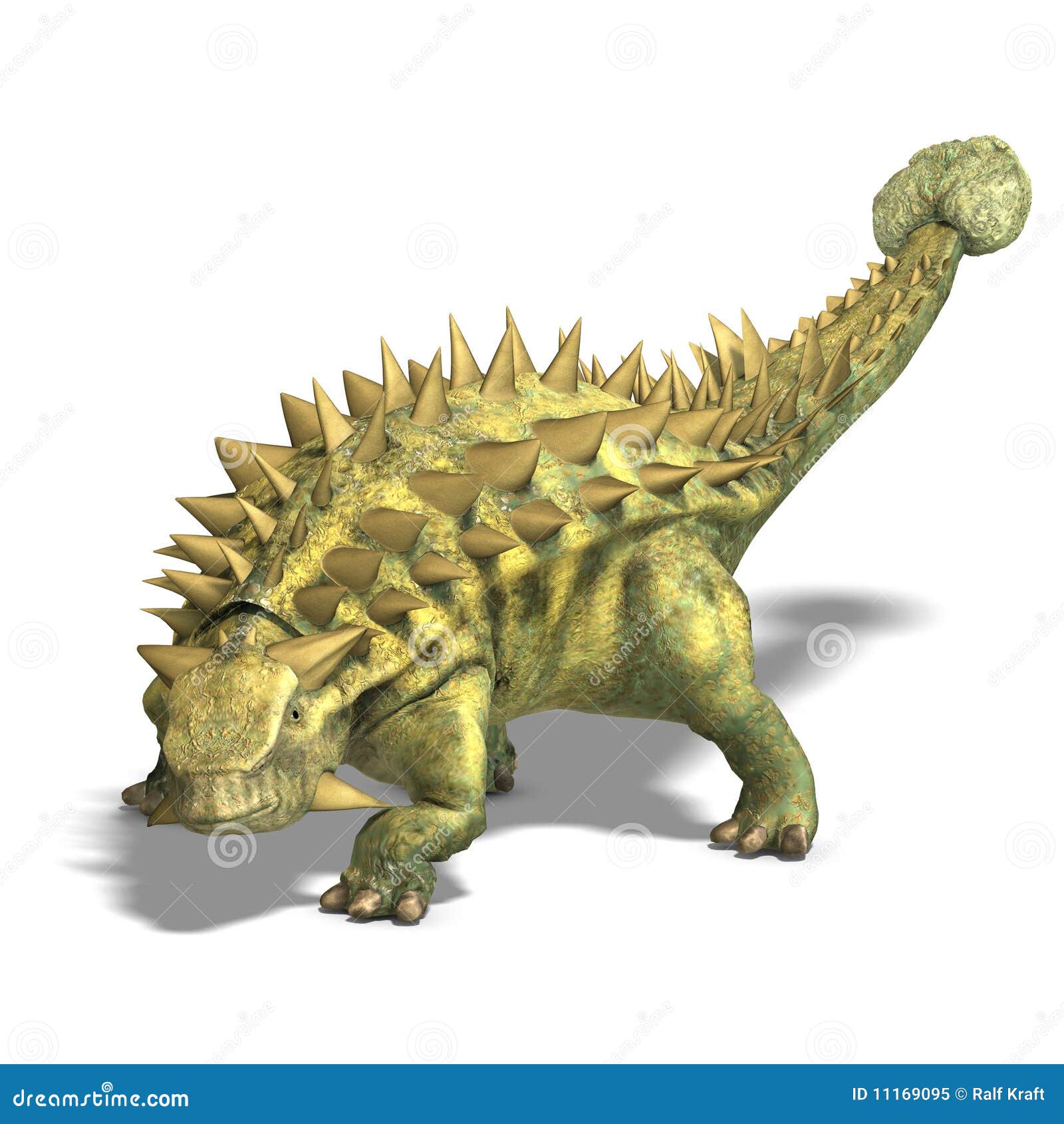 Dinosaurio Talarurus stock de ilustración. Ilustración de aislado ...