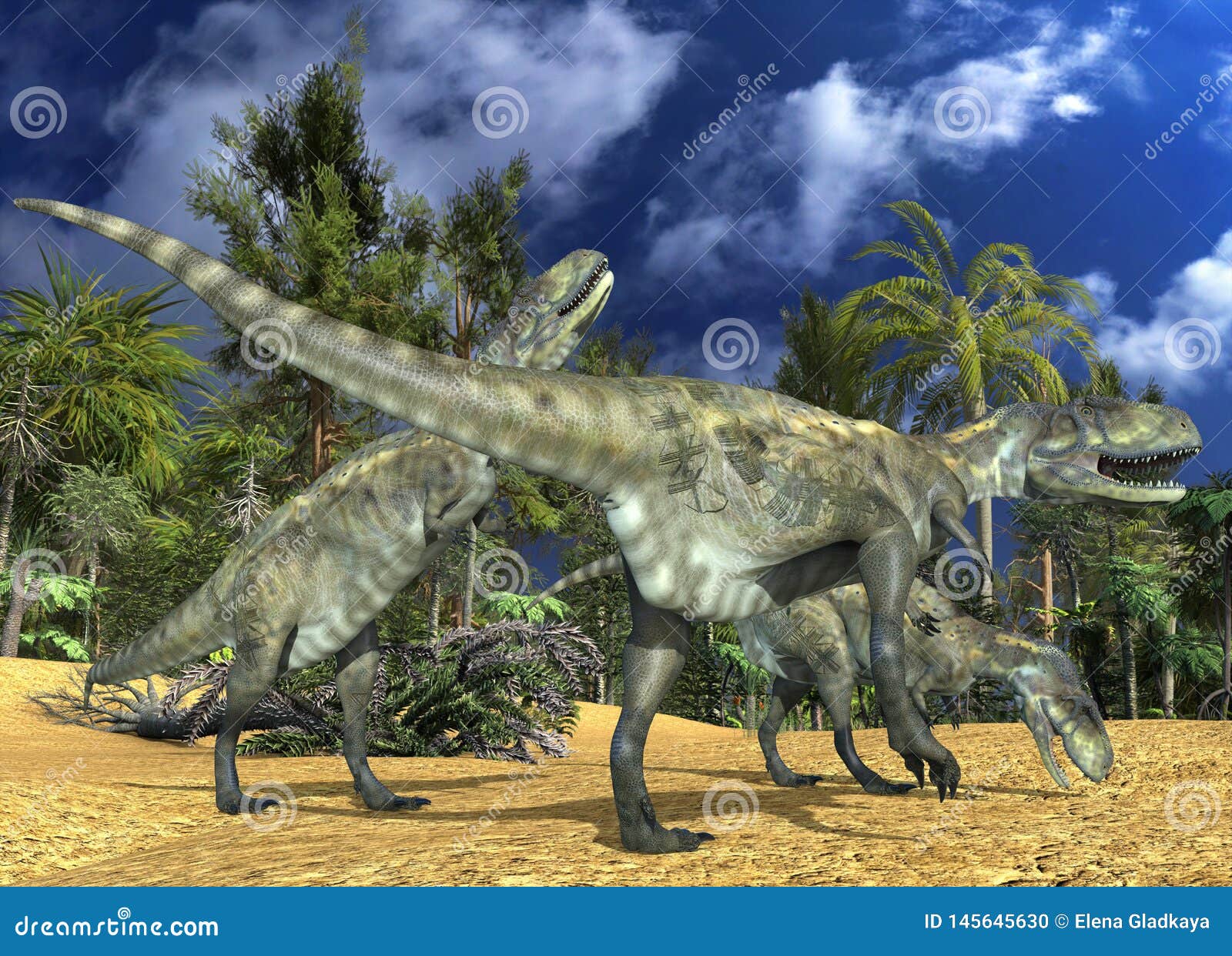Abelisaurus Dinosaurs Royalty-Free Stock Image | CartoonDealer.com ...