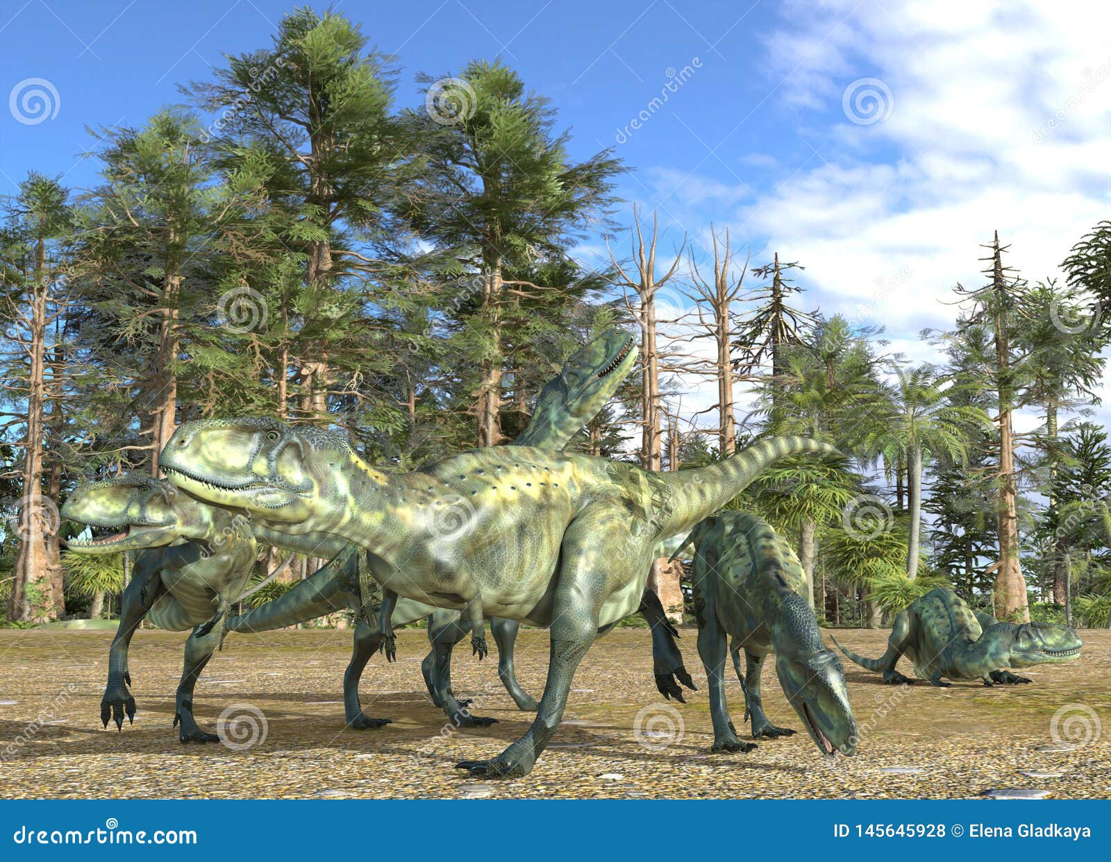 Abelisaurus Dinosaurs Royalty-Free Stock Image | CartoonDealer.com ...