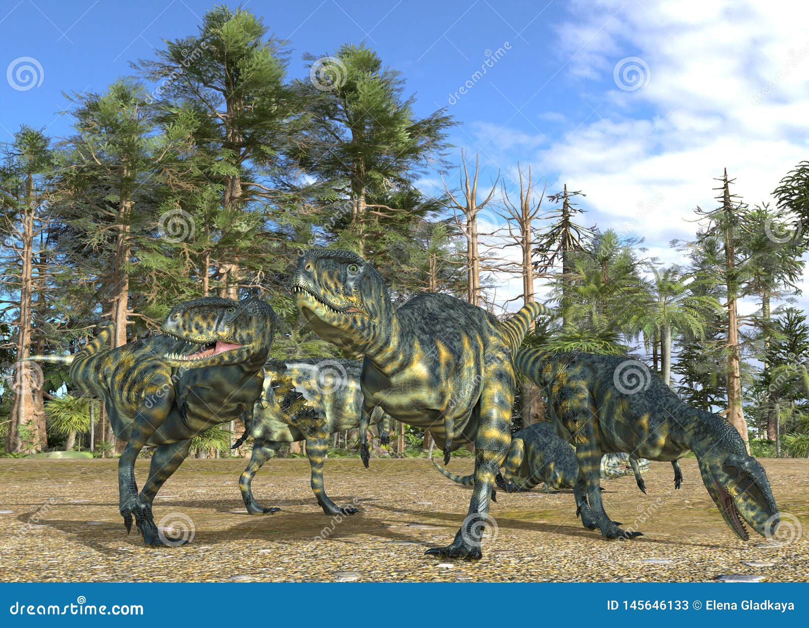 Abelisaurus Dinosaurs Royalty-Free Stock Image | CartoonDealer.com ...