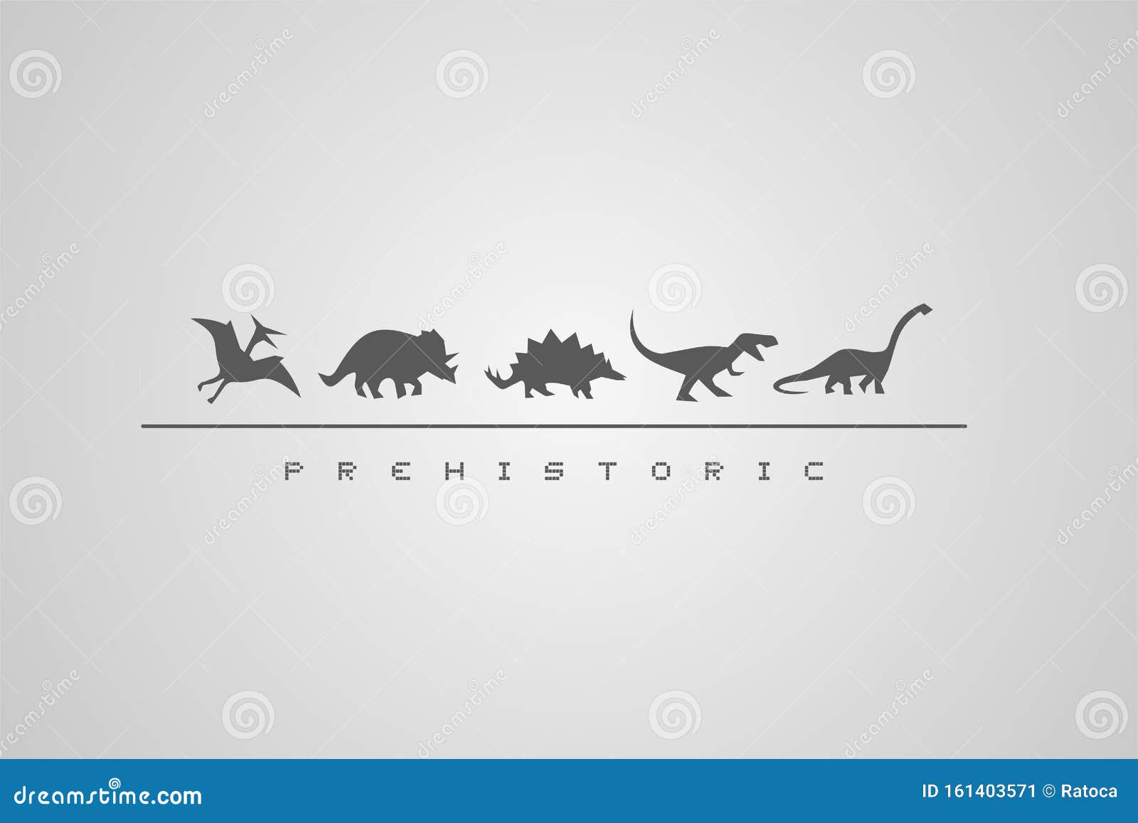 Dinosaurs symbols design stock vector. Illustration of jurassic - 161403571