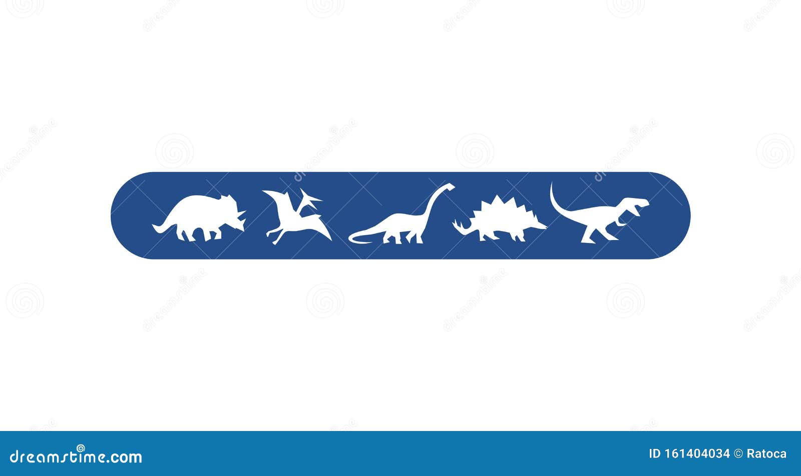 Dinosaurs symbols design stock vector. Illustration of animal - 161404034