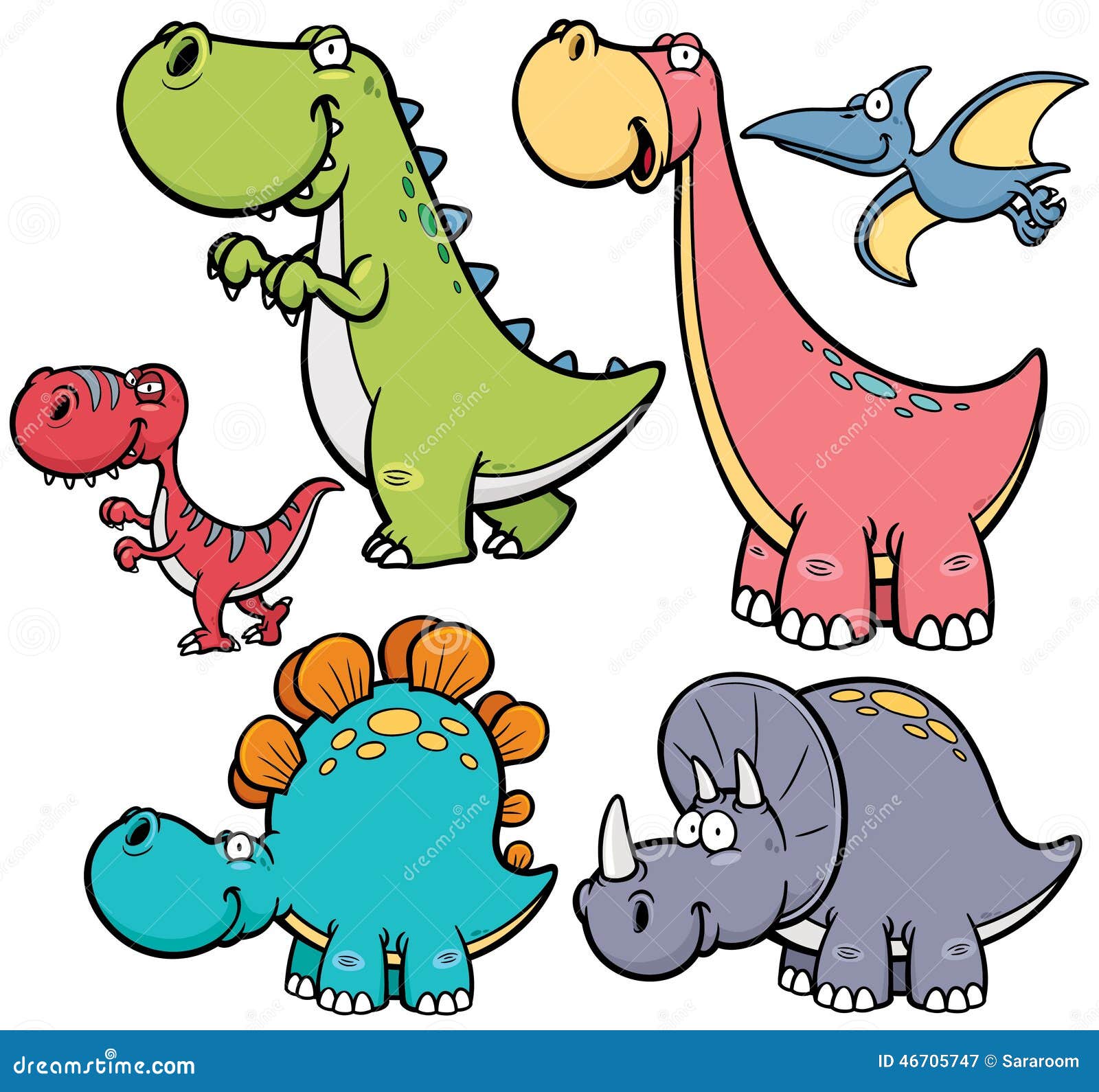 Cute Dinosaurs Brachiosaurus, Coloring Page, Outline Illustration ...