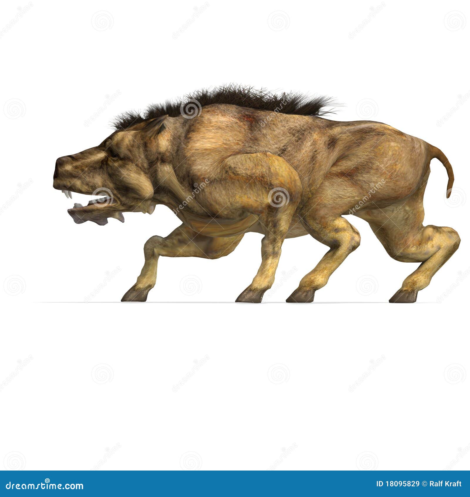 Dinossauro Daeodon Dinohyus Ilustração Stock - Ilustração de colossal ...