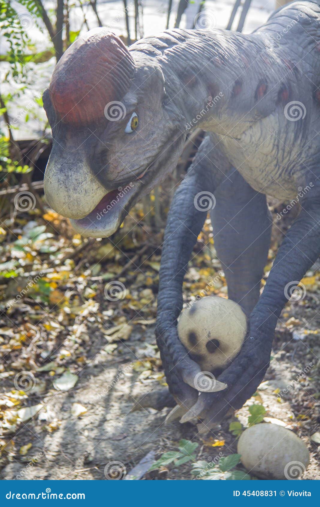 Dinossauro de Oviraptor imagem de stock. Imagem de maior - 45408831