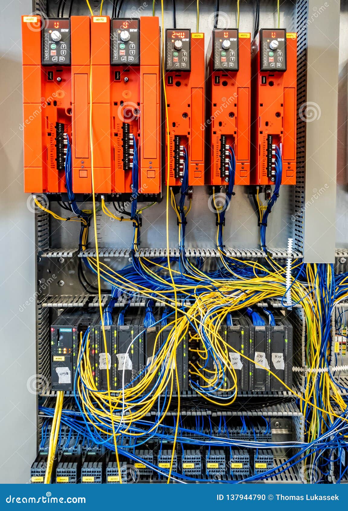 Dinslaken , Germany - September 19 2018 : SEW Freuqency Controller and ...