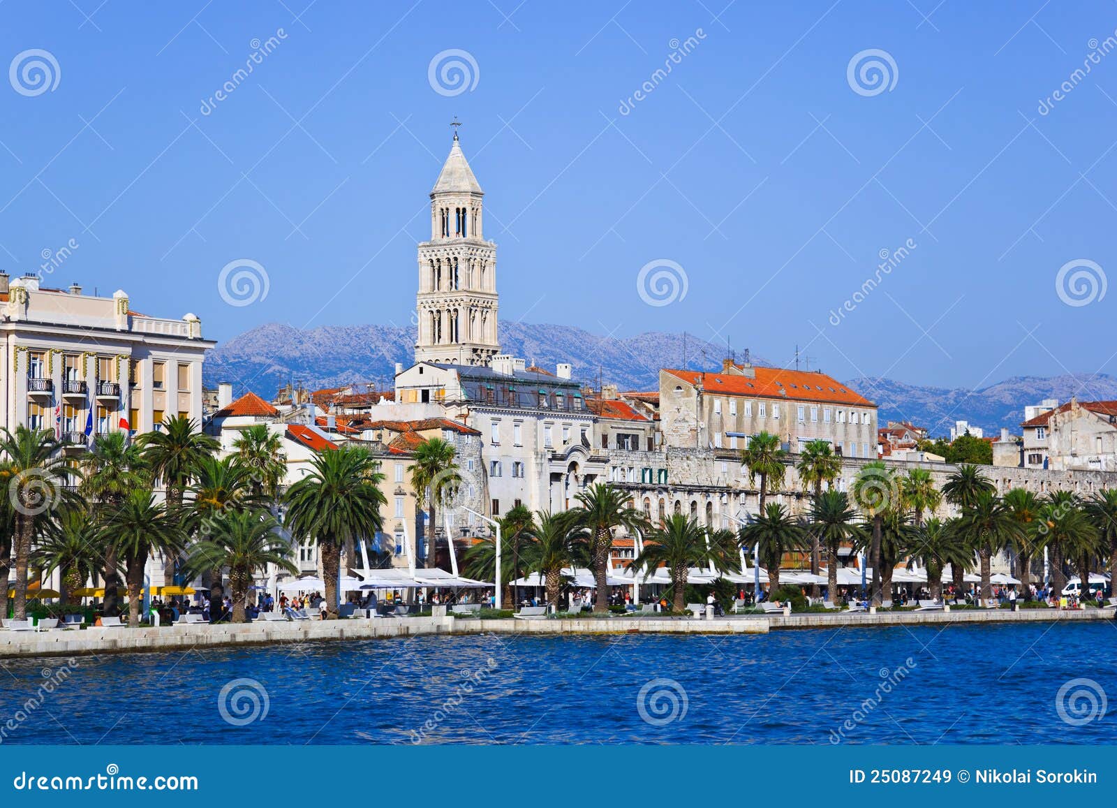 Diocletian Palace in Split, Croatia Stock Image - Image of house ...