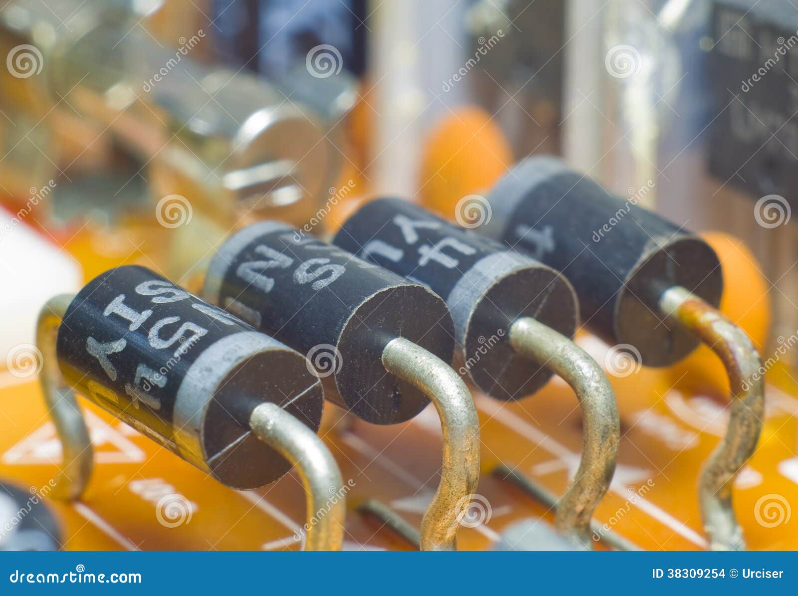 A diode bridge stock photo. Image of digital, macro, diode - 38309254