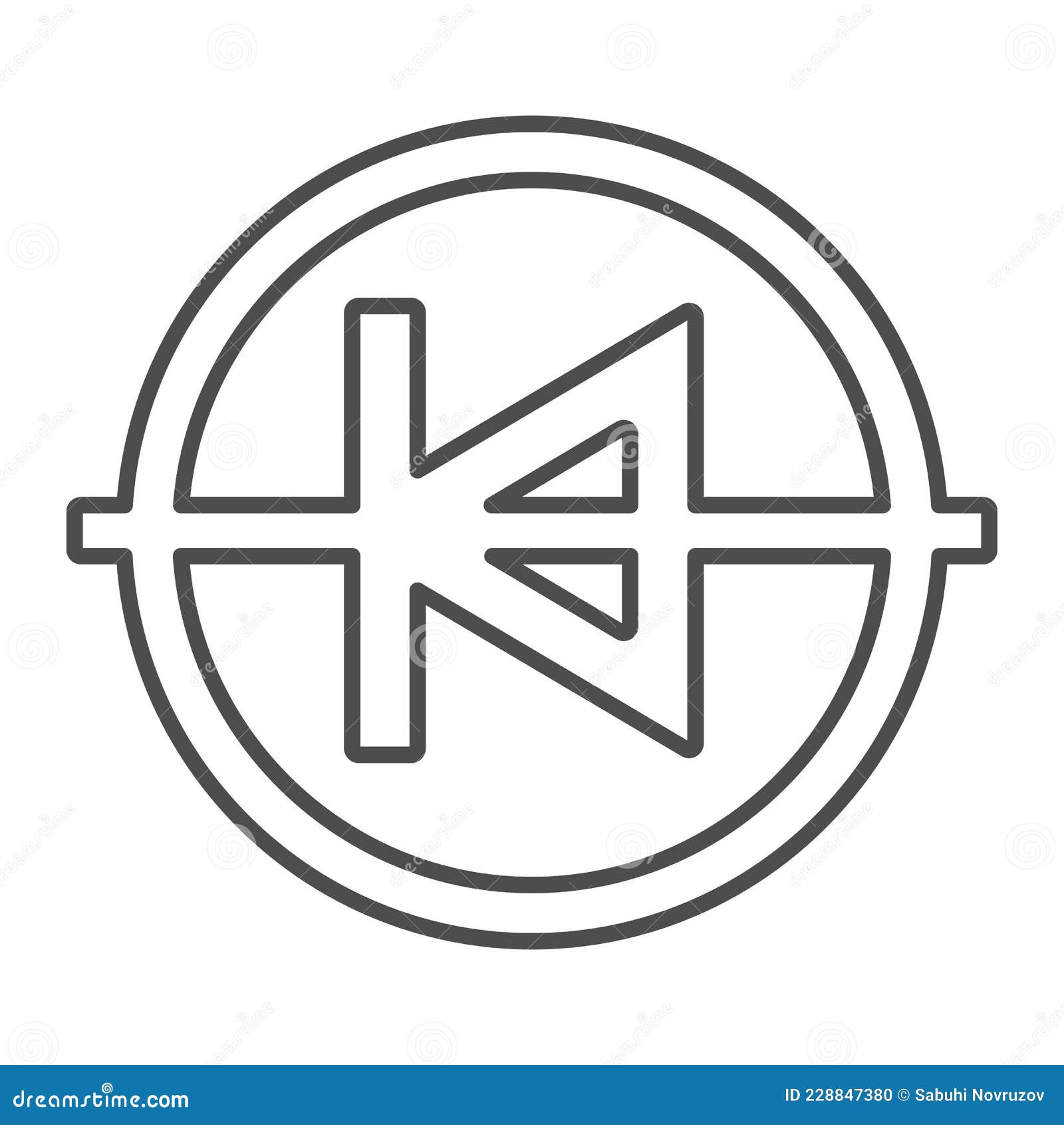 Anode And Cathode Scientific Physics Education Diagram, Vector ...