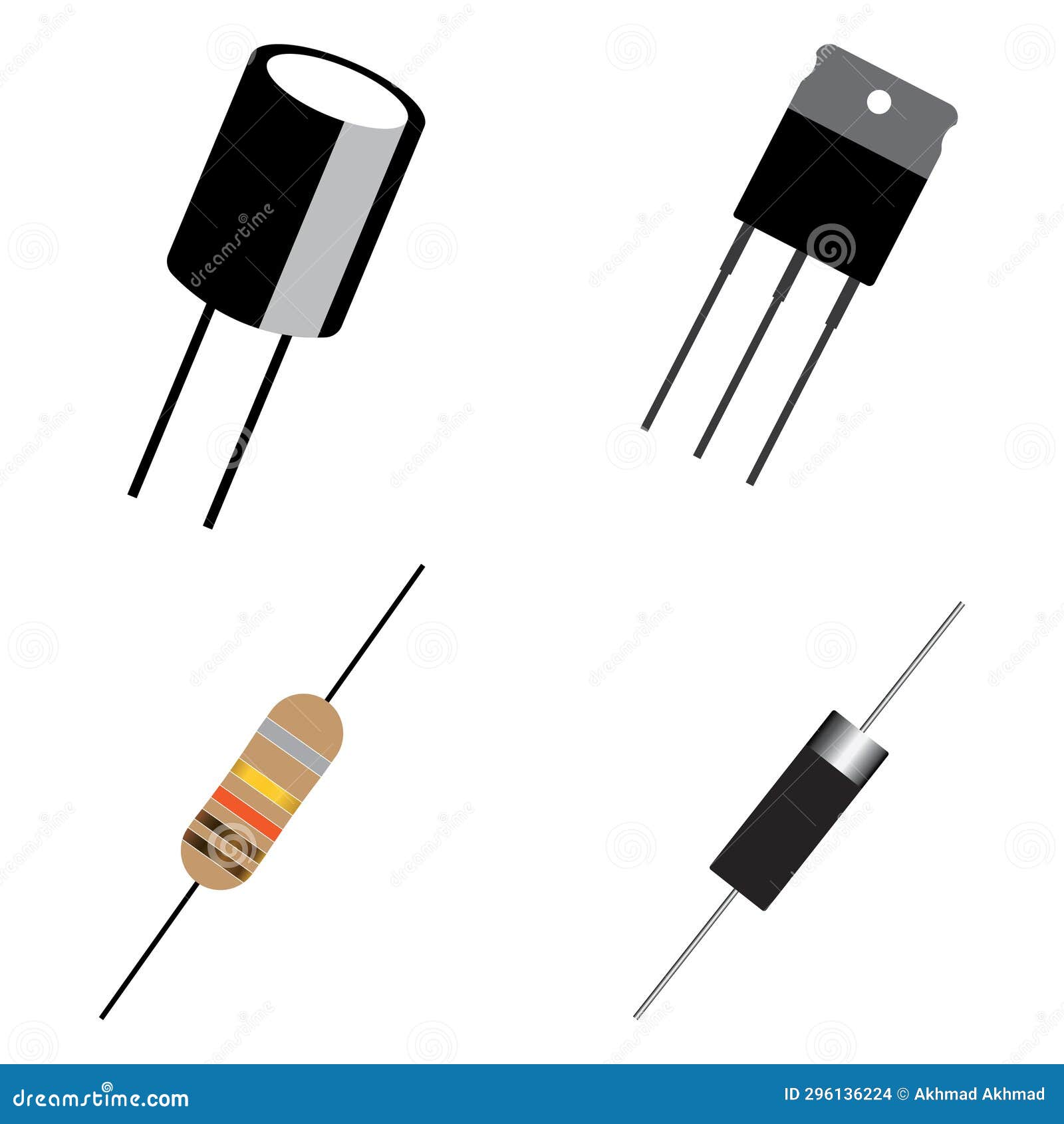 Diode icon stock vector. Illustration of energysaving - 296136224