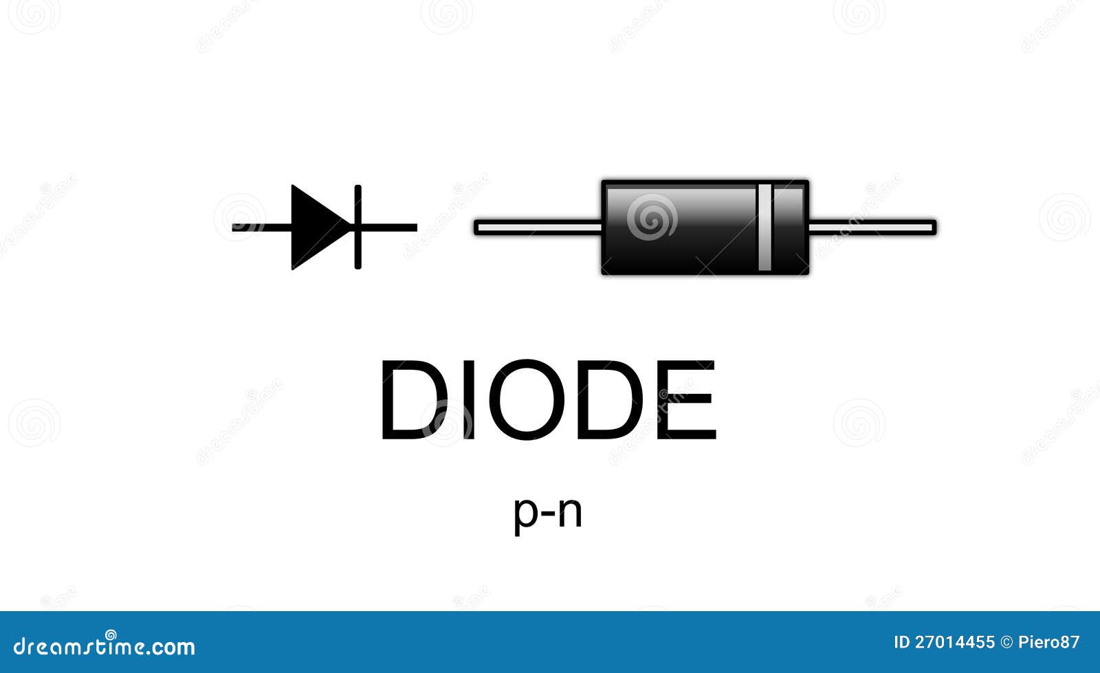 Diode icon and symbol stock illustration. Illustration of symbol - 27014455