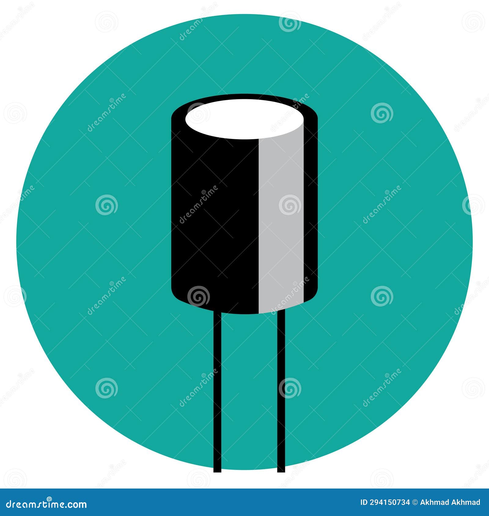 Diode icon stock vector. Illustration of anode, voltage - 294150734
