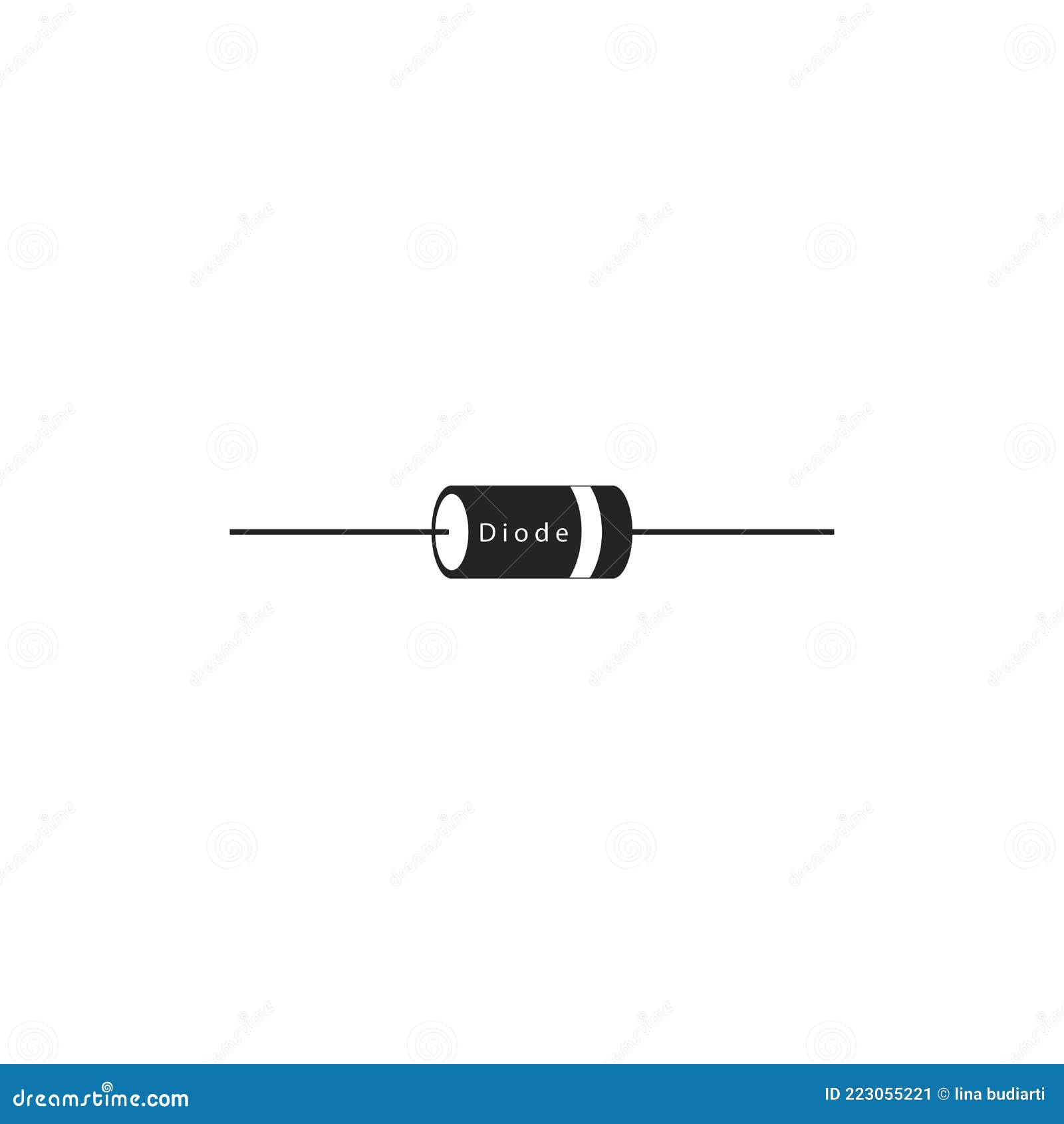 Diode icon stock vector. Illustration of voltage, icons - 223055221 Diode icon stock vector. Illustration of voltage, icons - 223055221