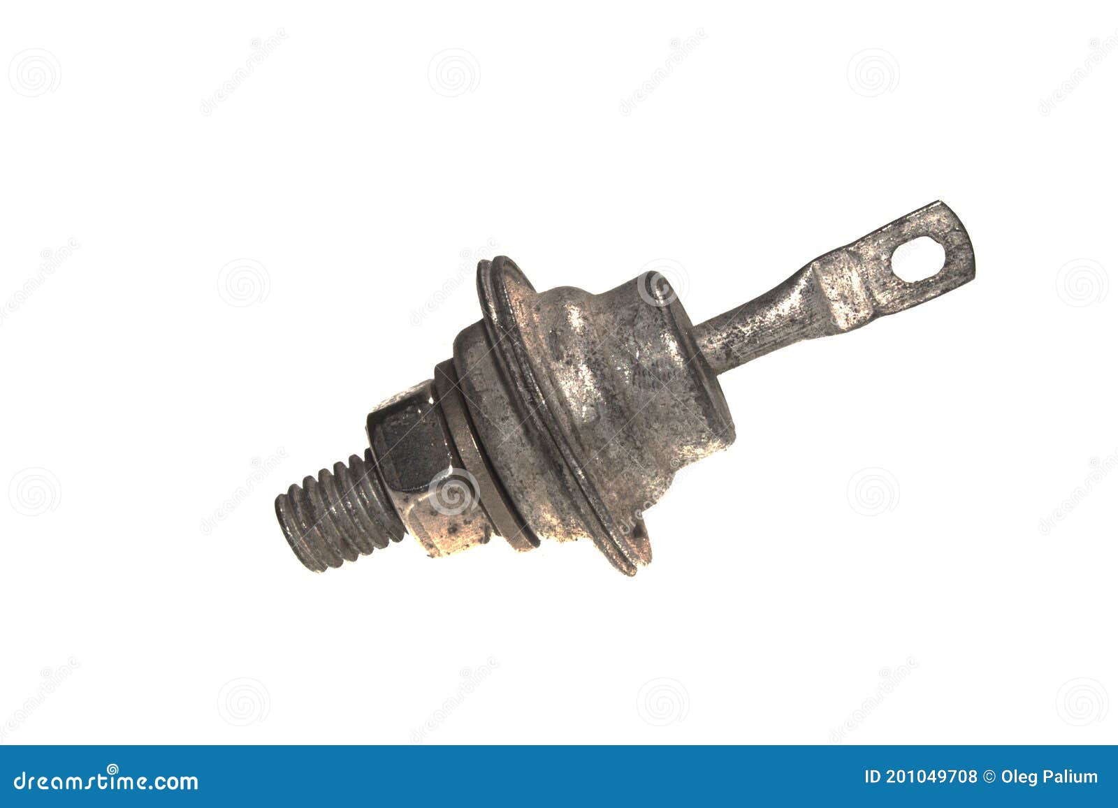 Diode Isolated on White Background Stock Photo - Image of closeup ...