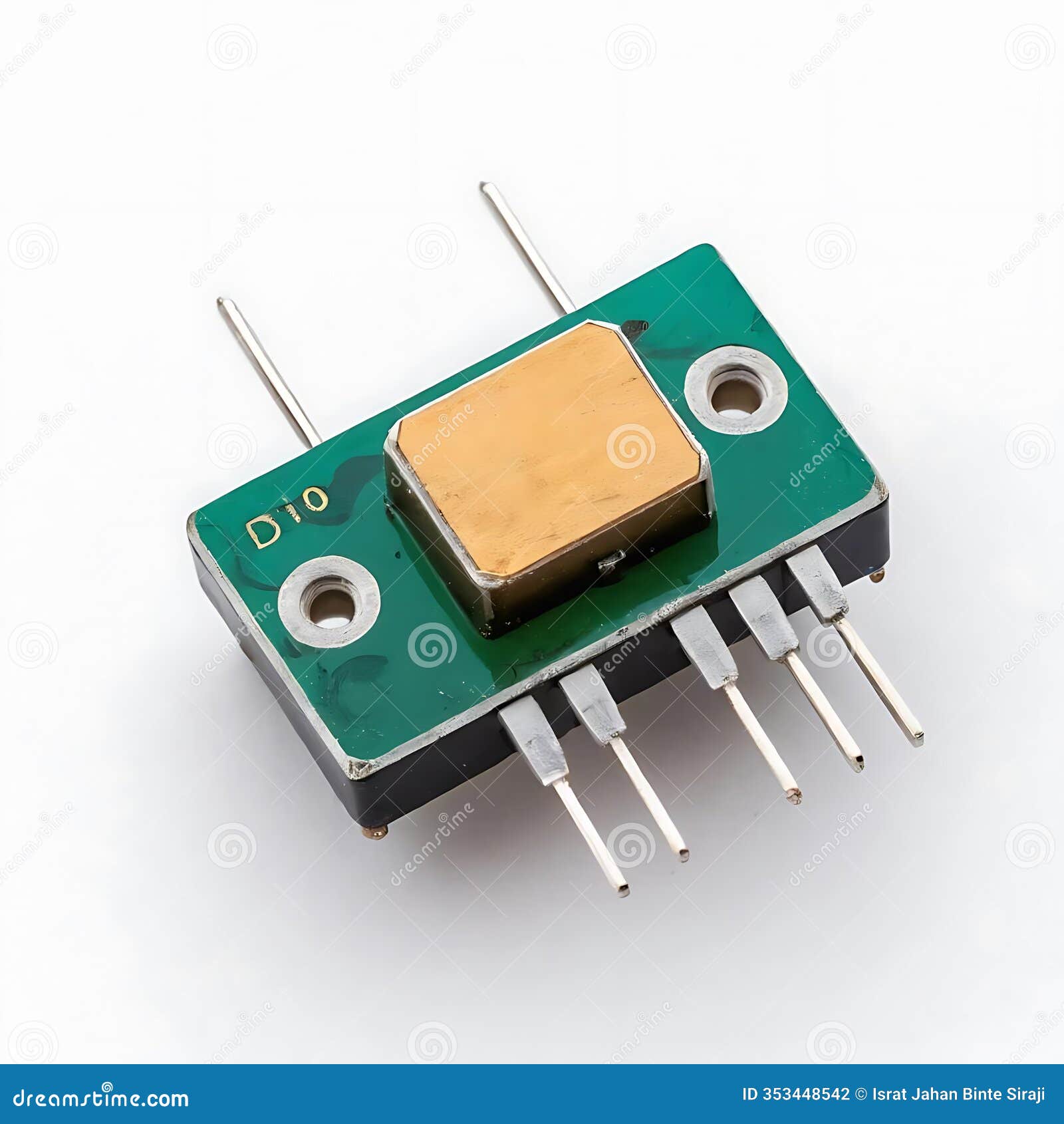Diode Isolated on a White Background Stock Illustration - Illustration ...
