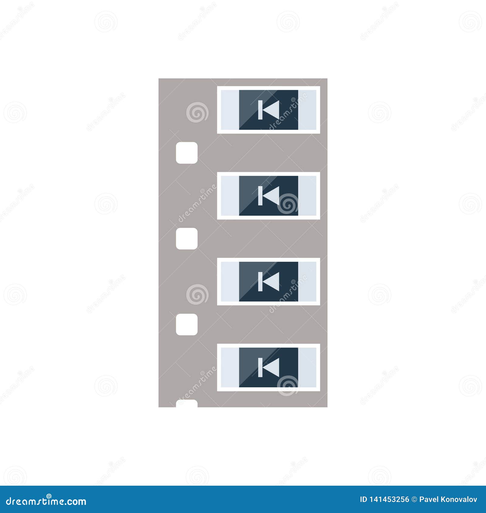 Diode Smd Component Tape Icon Vector Illustration | CartoonDealer.com ...