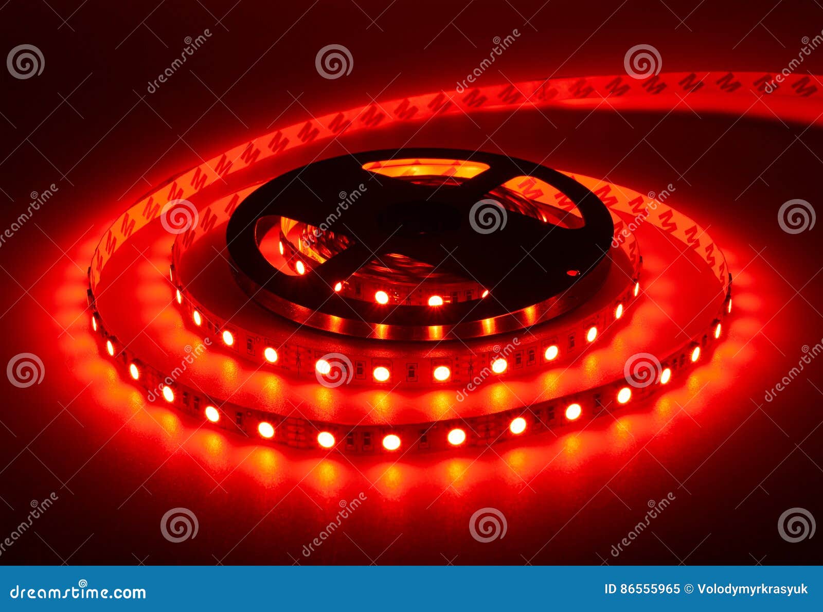 Diode Strip. Led Lights Tape Stock Image - Image of strip, electricity ...