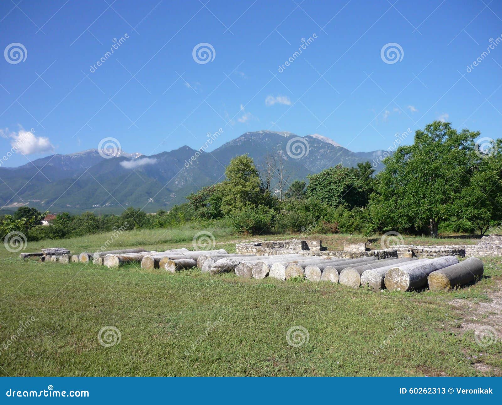 Dion, Greece stock image. Image of holidays, europe, great - 60262313