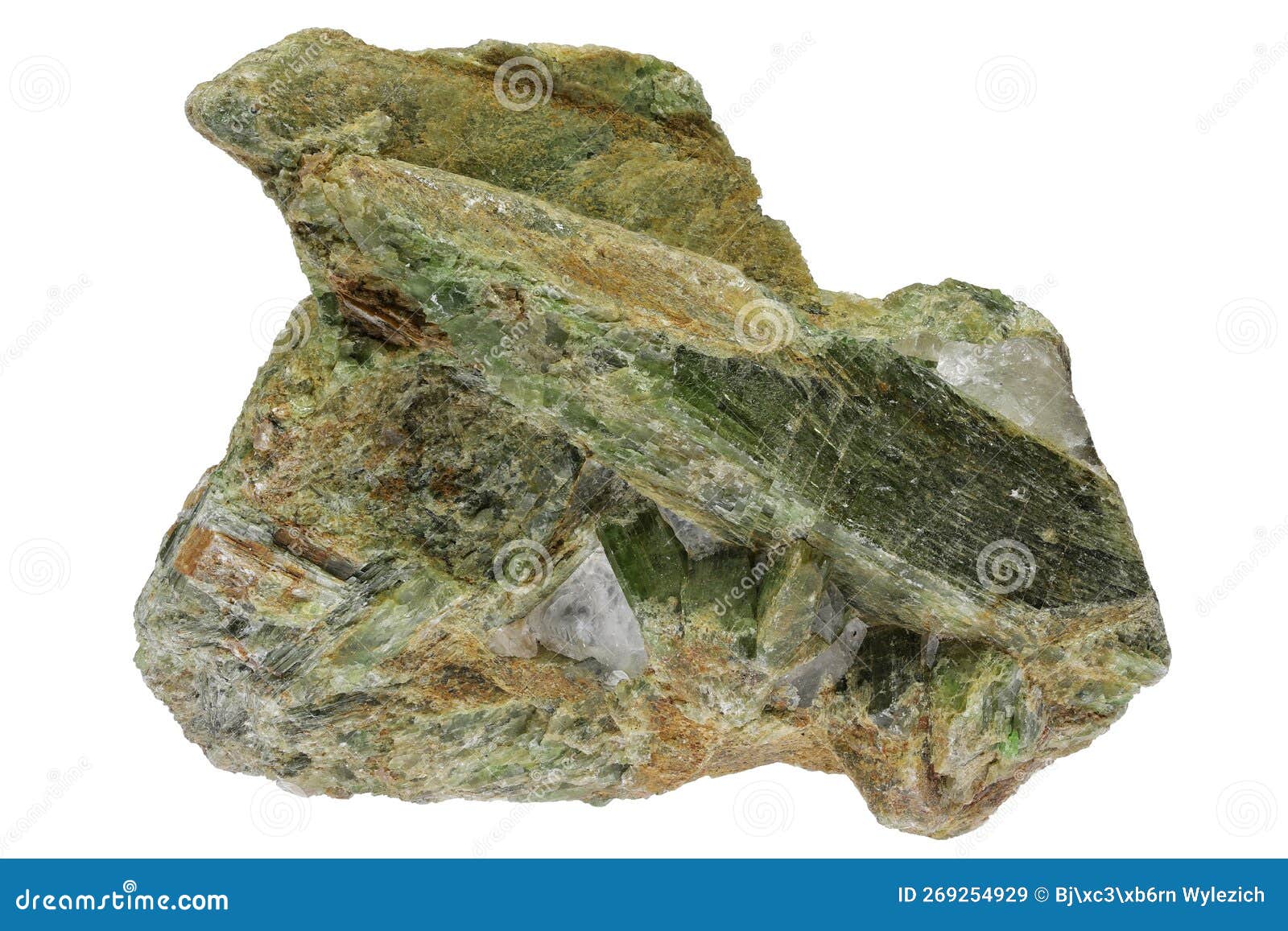 Diopside stock image. Image of mining, artifact, discovery - 269254929