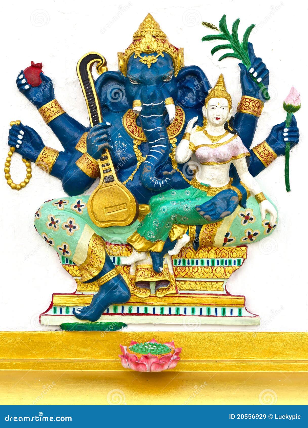 Dios Indio Ganesha O Dios Hindú Imagen de archivo - Imagen de avatar ...