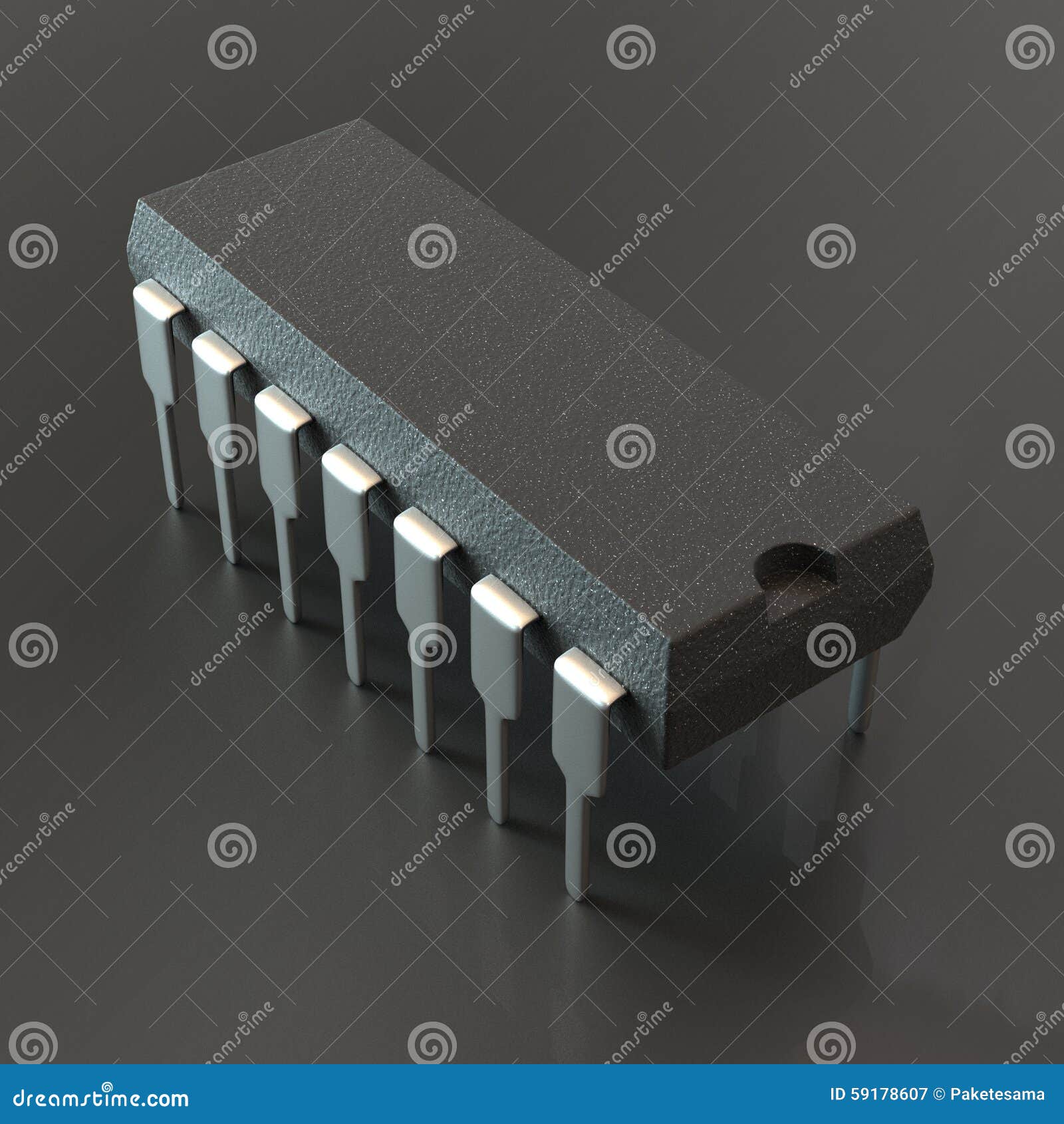 DIP chip package stock illustration. Illustration of card - 59178607