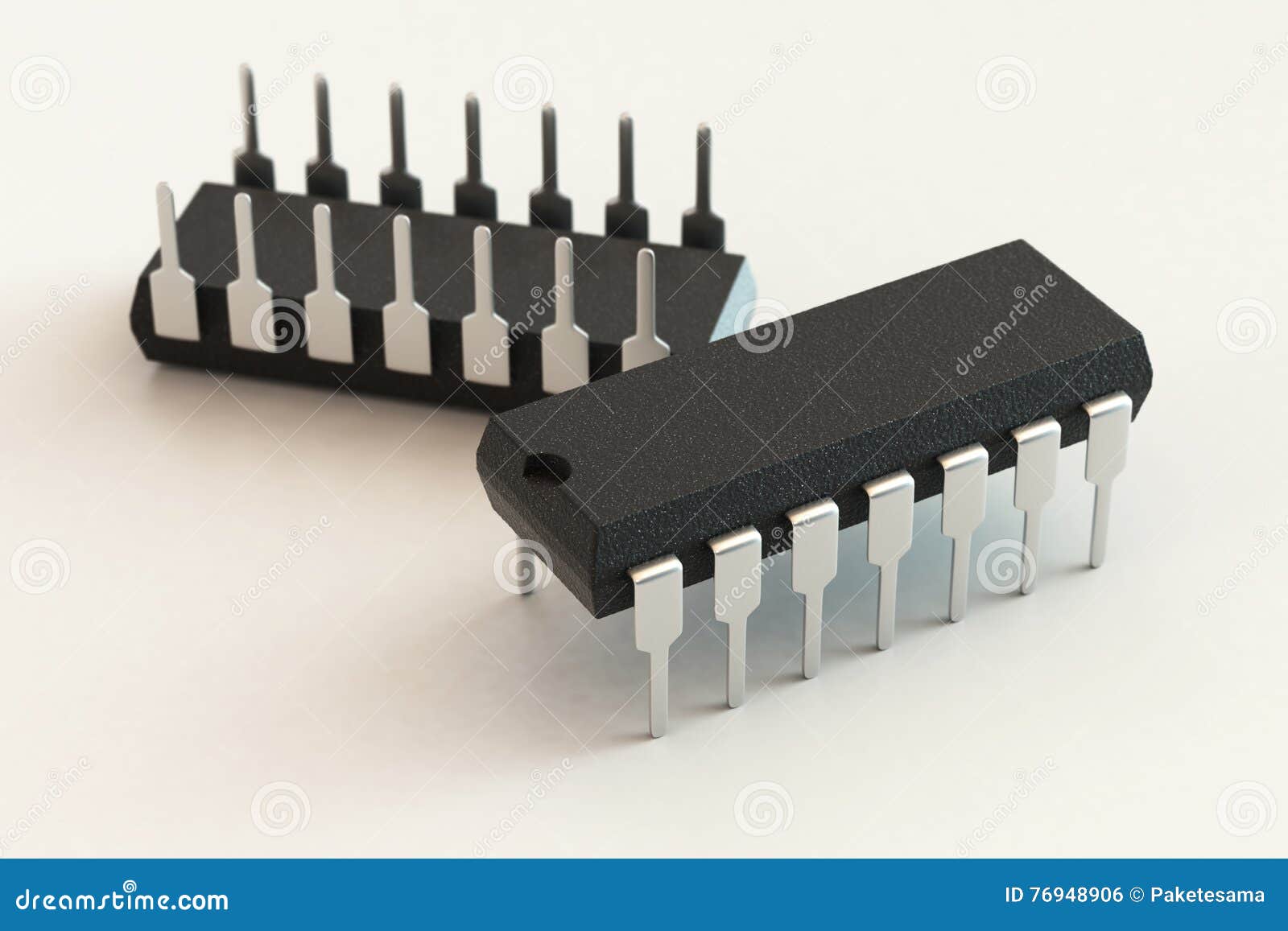 DIP chip package. stock illustration. Illustration of micro - 76948906