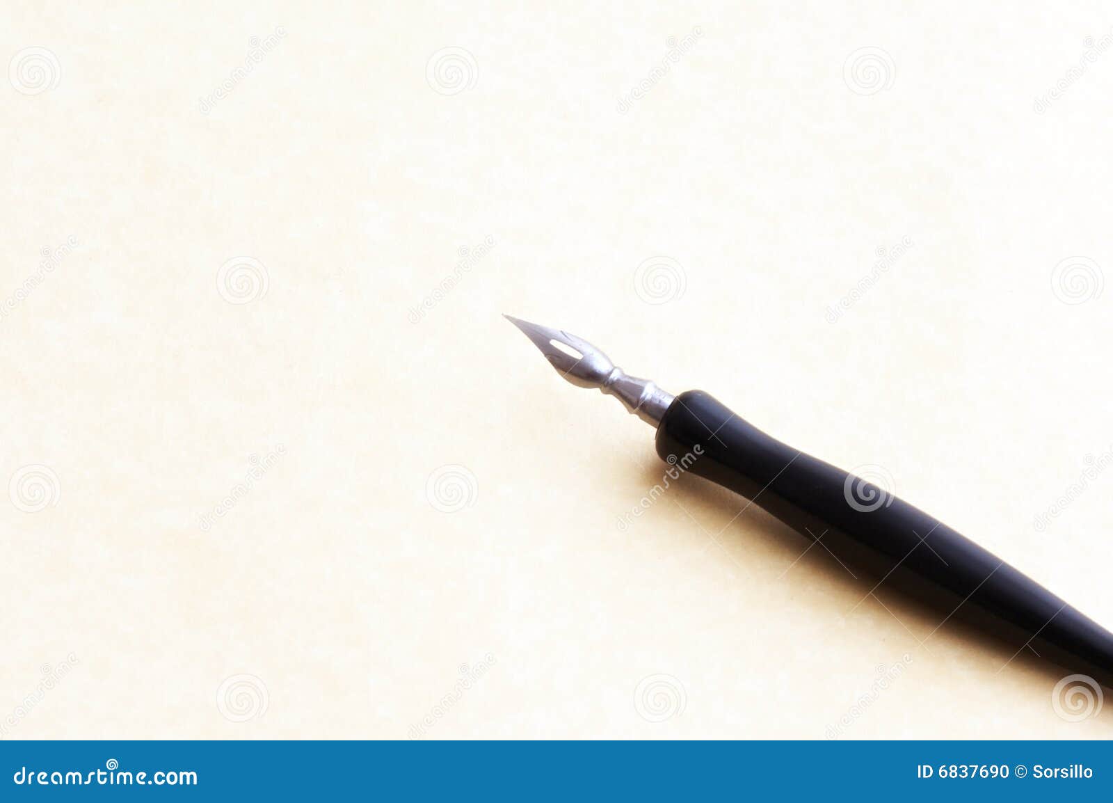 Dip ink pen stock photo. Image of copy, plastic, paper - 6837690