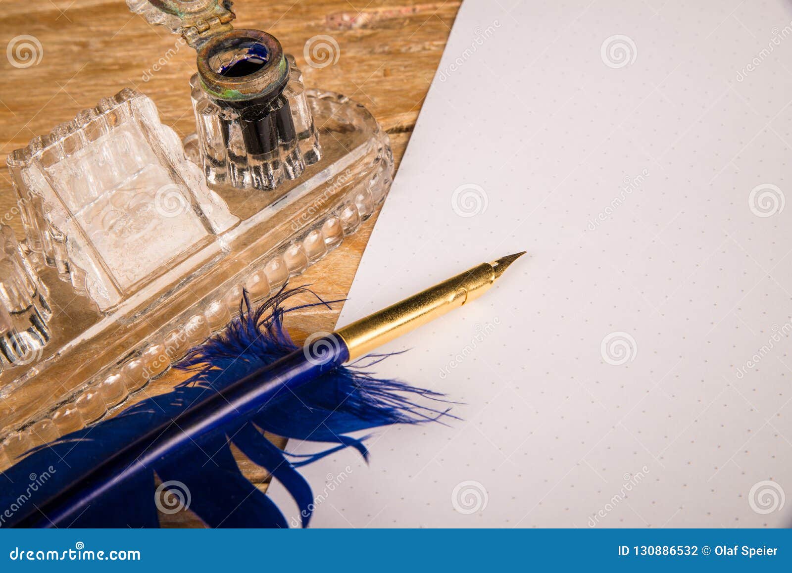 Old quill pen stock photo. Image of manuscript, vintage - 130886532