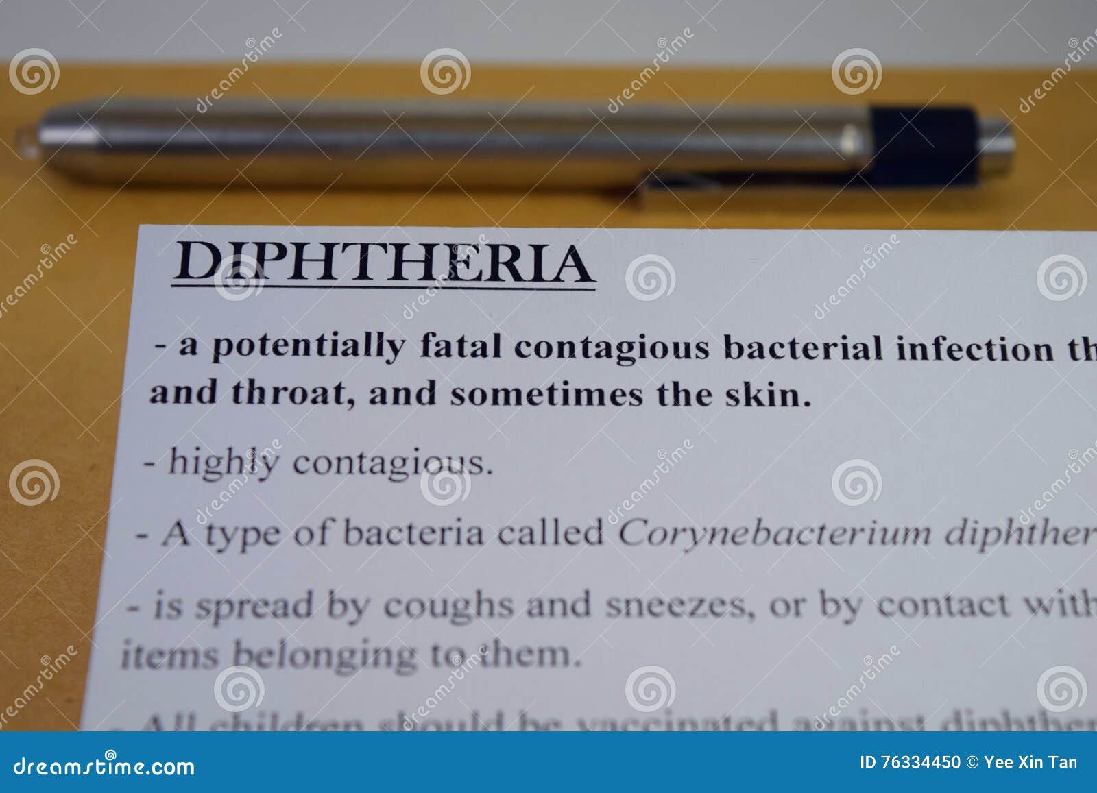 Diphtheria virus stock photo. Image of medical, healthy - 76334450